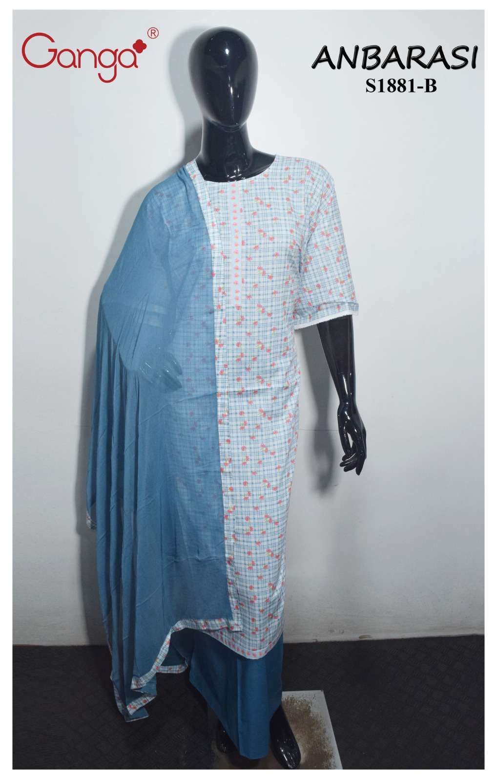 Ganga Anbarasi 1881 Exclusive Printed Cotton Branded Suit Designs
