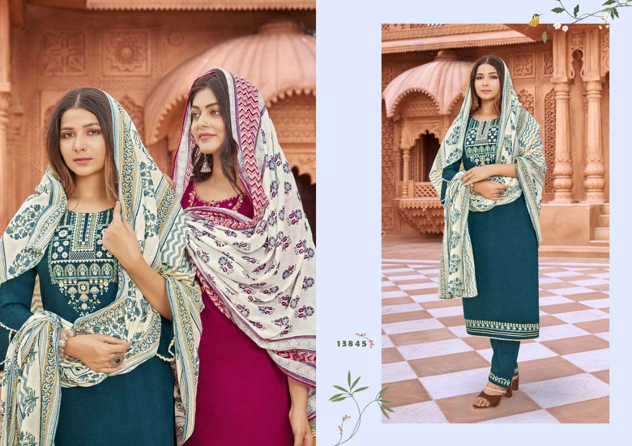 Kalaroop Purika Vol 9 Kurti pant Dupatta Sets New Collection