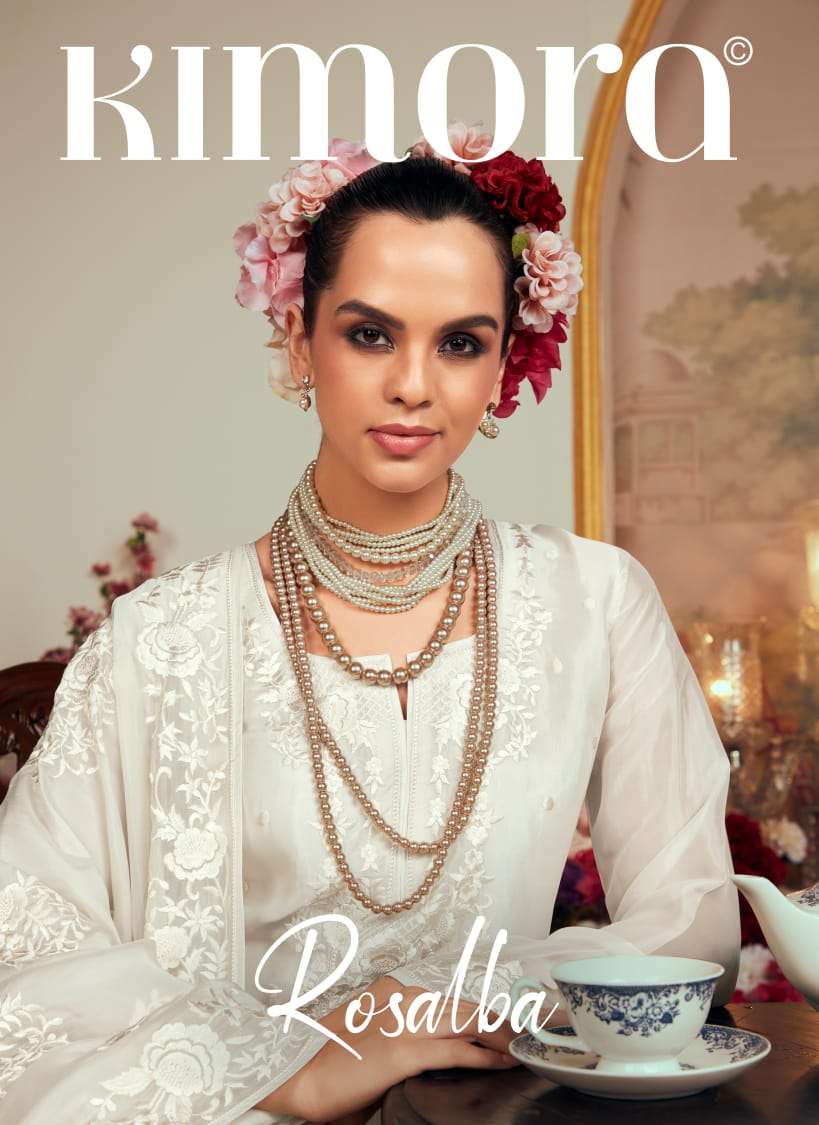 Kimora Rosalba Designer Party Wear organza Silk Suit catalog Supplier