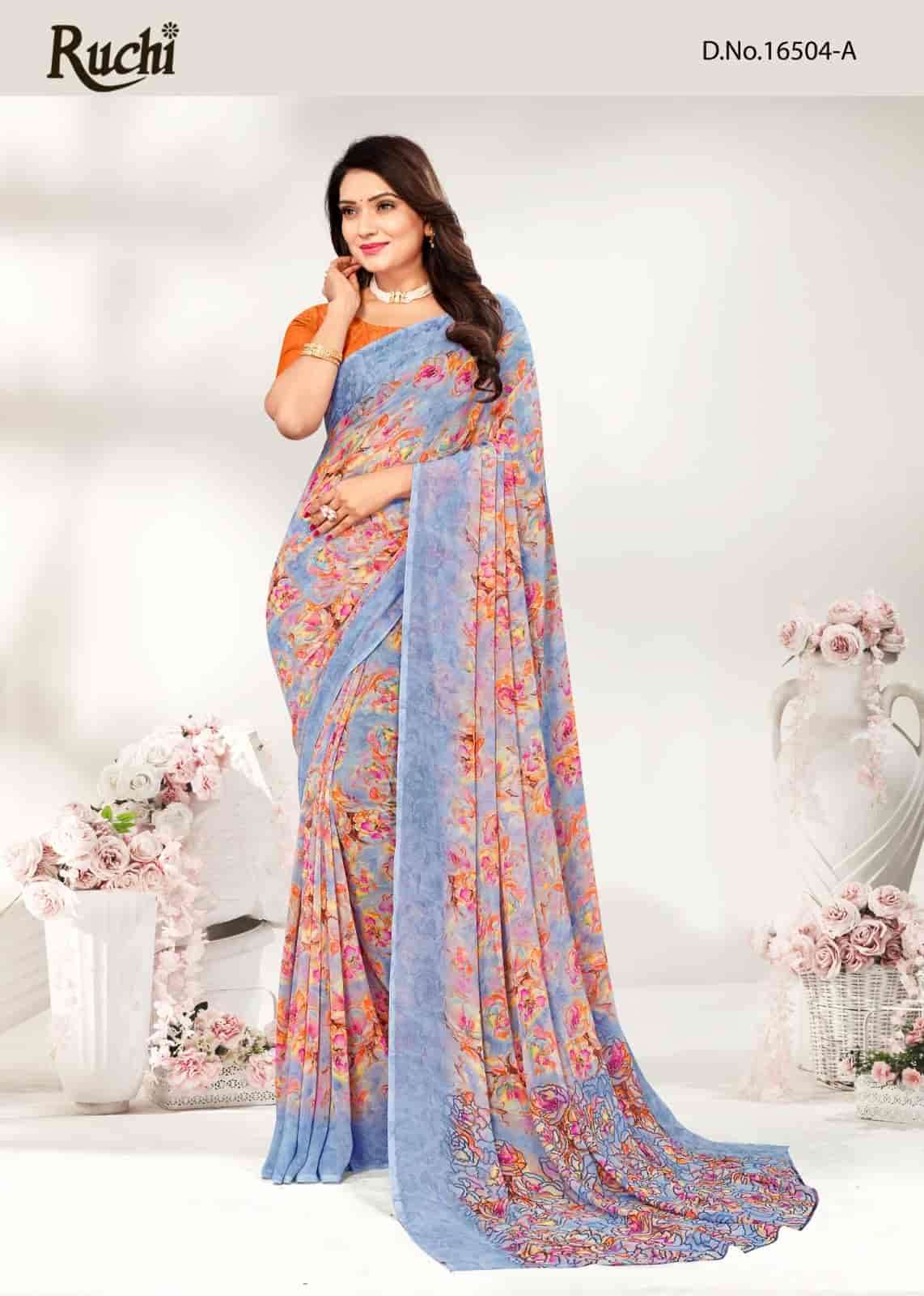 Ruchi Ragaa Georgette Vol 2 16504 Colors Fancy Printed Saree Collection