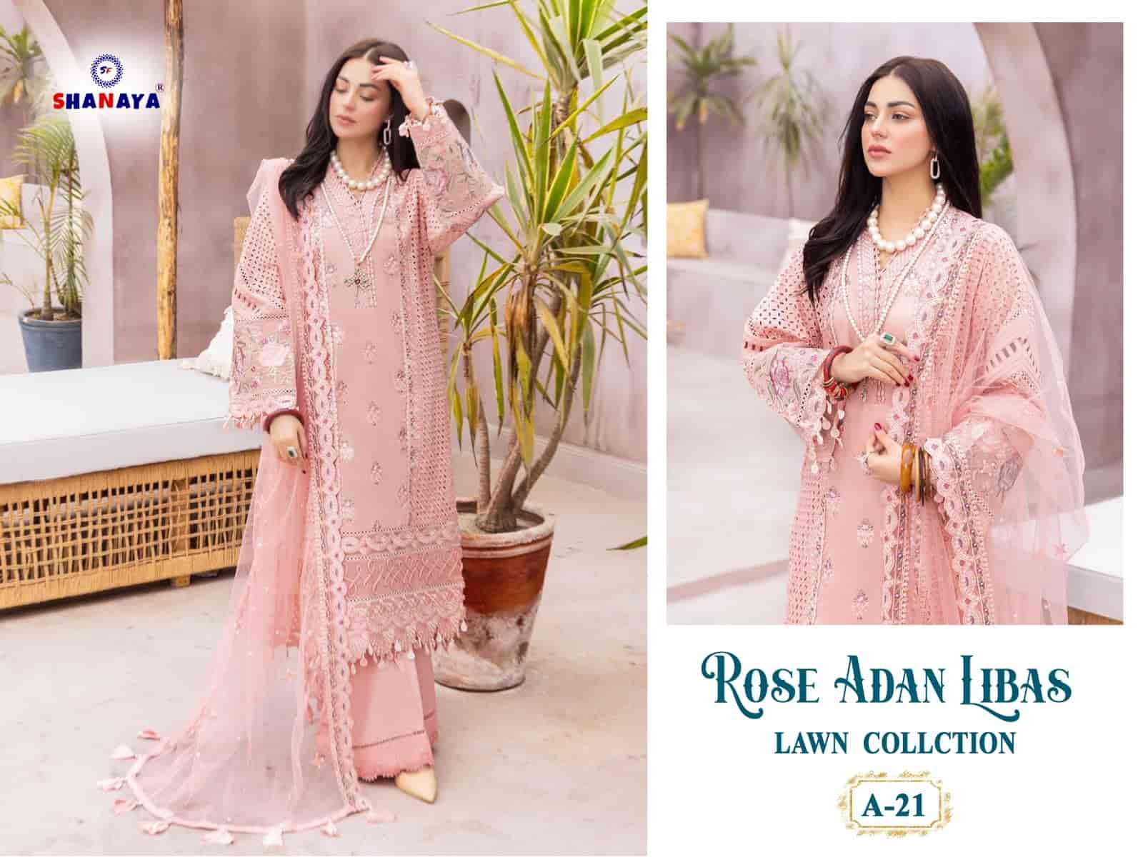 Shanaya Rose Adan Libas Pakistani style Fancy Salwar Suit Catalog Collection