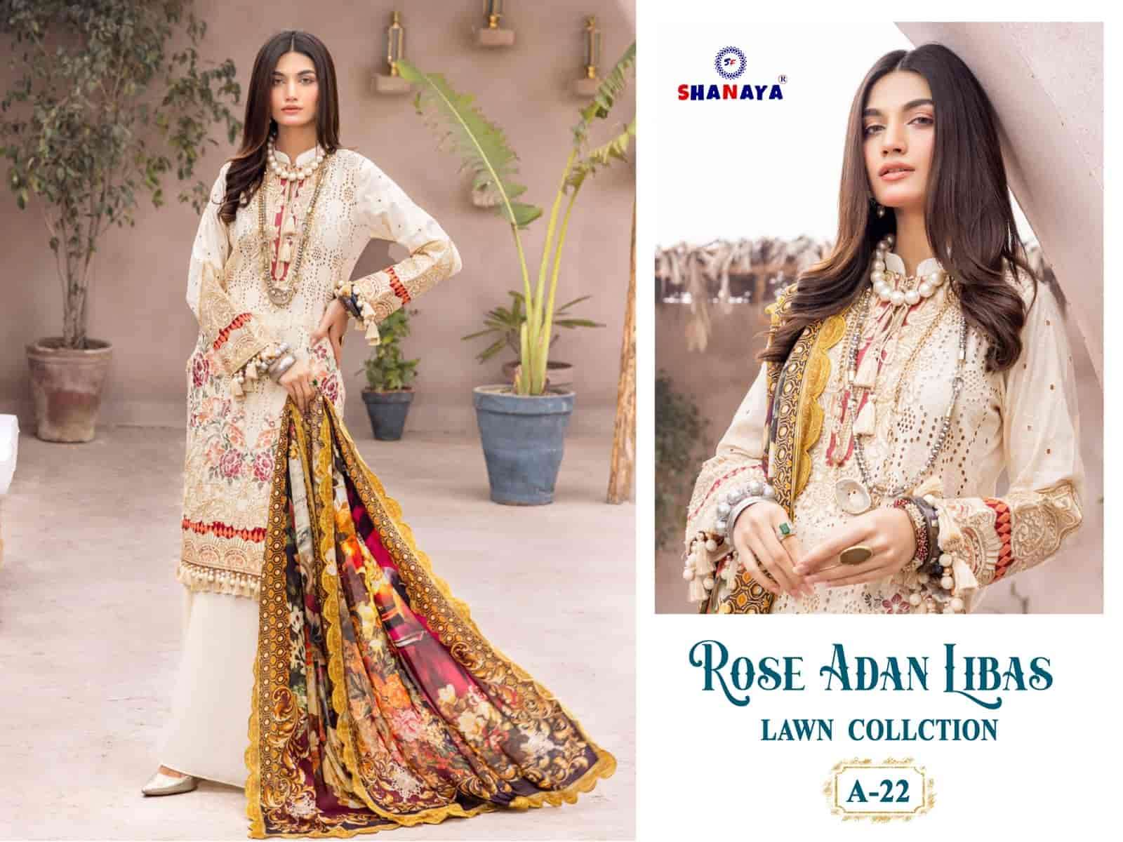 Shanaya Rose Adan Libas Pakistani style Fancy Salwar Suit Catalog Collection