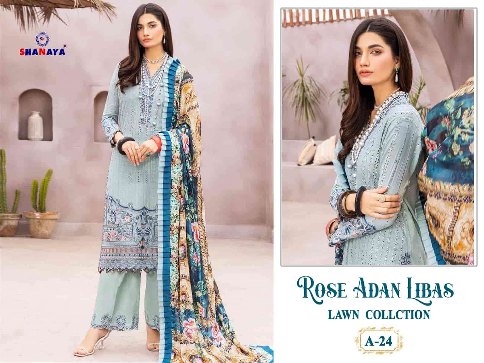 Shanaya Rose Adan Libas Pakistani style Fancy Salwar Suit Catalog Collection