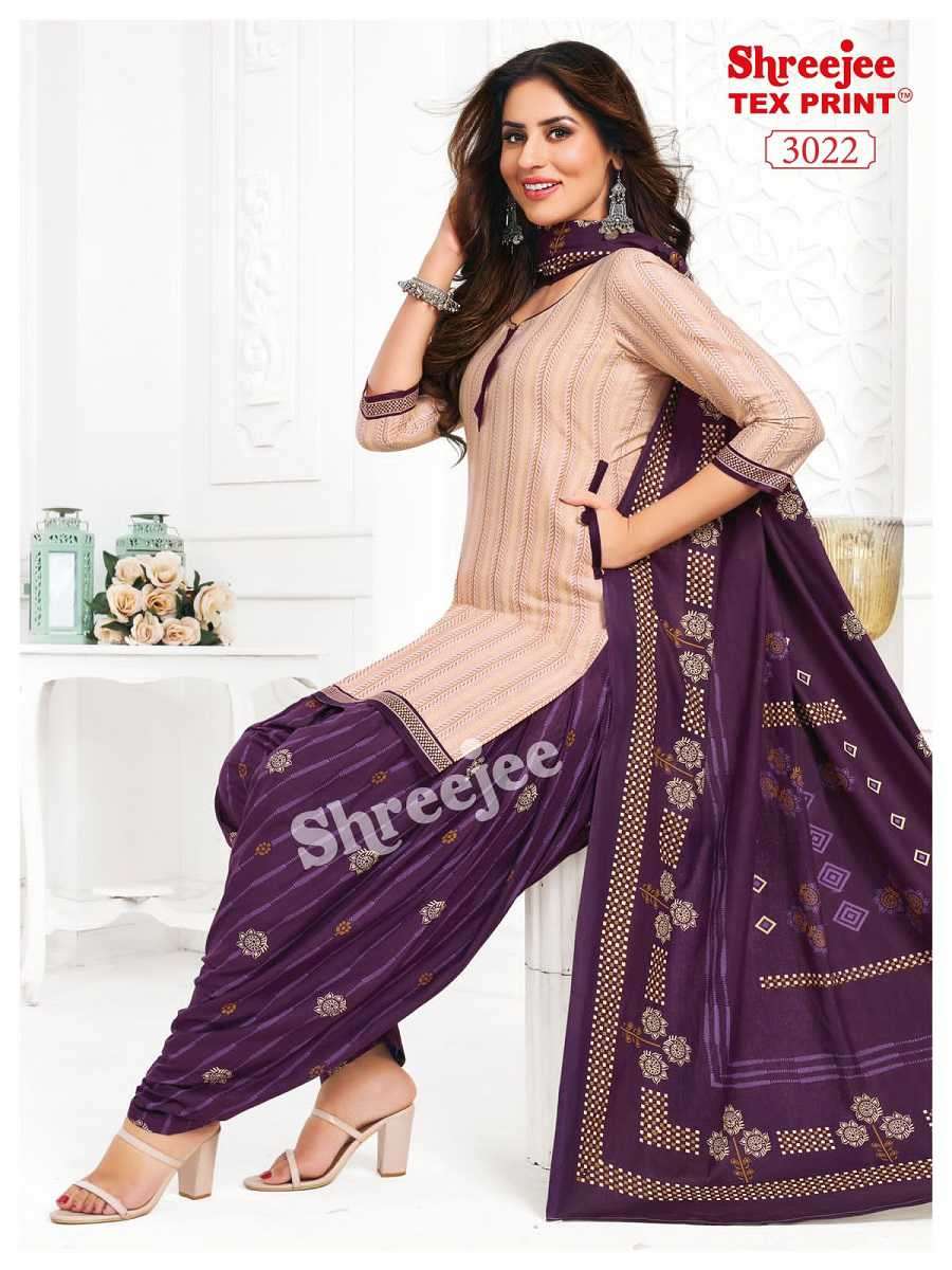 Shreejee Shagun Patiyala Vol 30 Fancy Patiyala Print Pure Cotton Suit Exporter