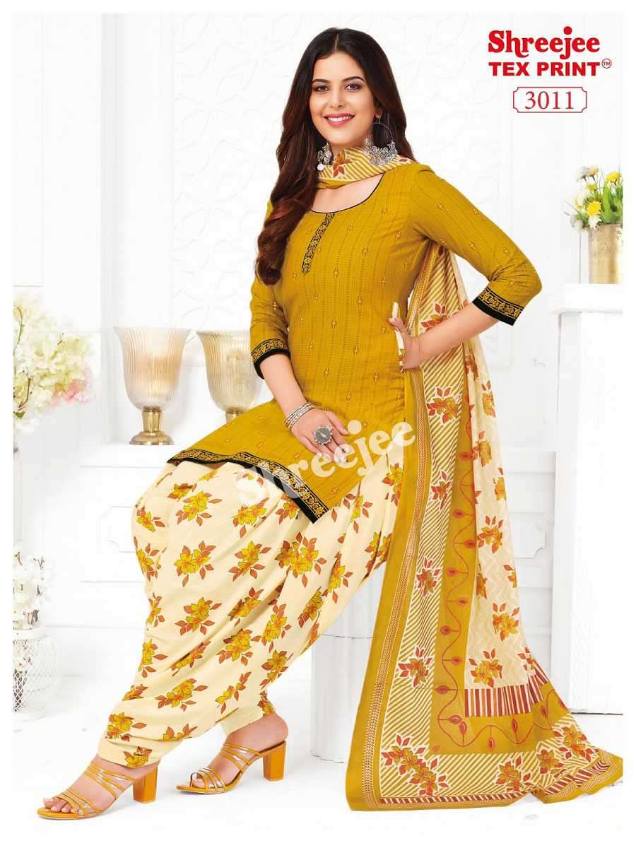 Shreejee Shagun Patiyala Vol 30 Fancy Patiyala Print Pure Cotton Suit Exporter