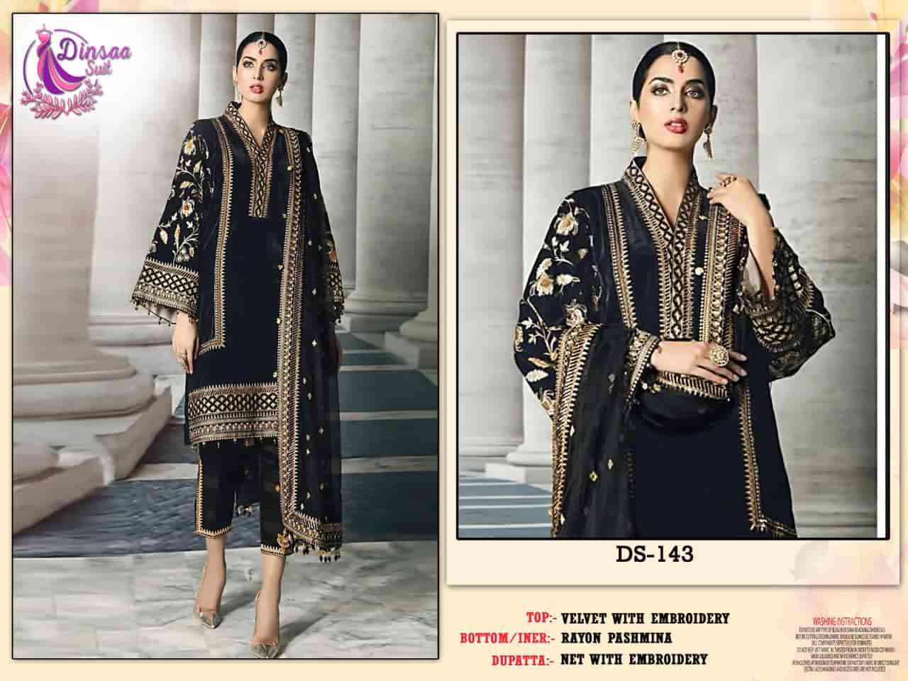 Dinsaa DS 143 Pakistani Party Wear Suit Collection