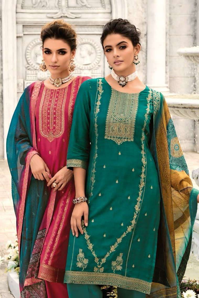 Lady Leela Libas Straight Designs Festive Collection 3 Piece Suits New ...