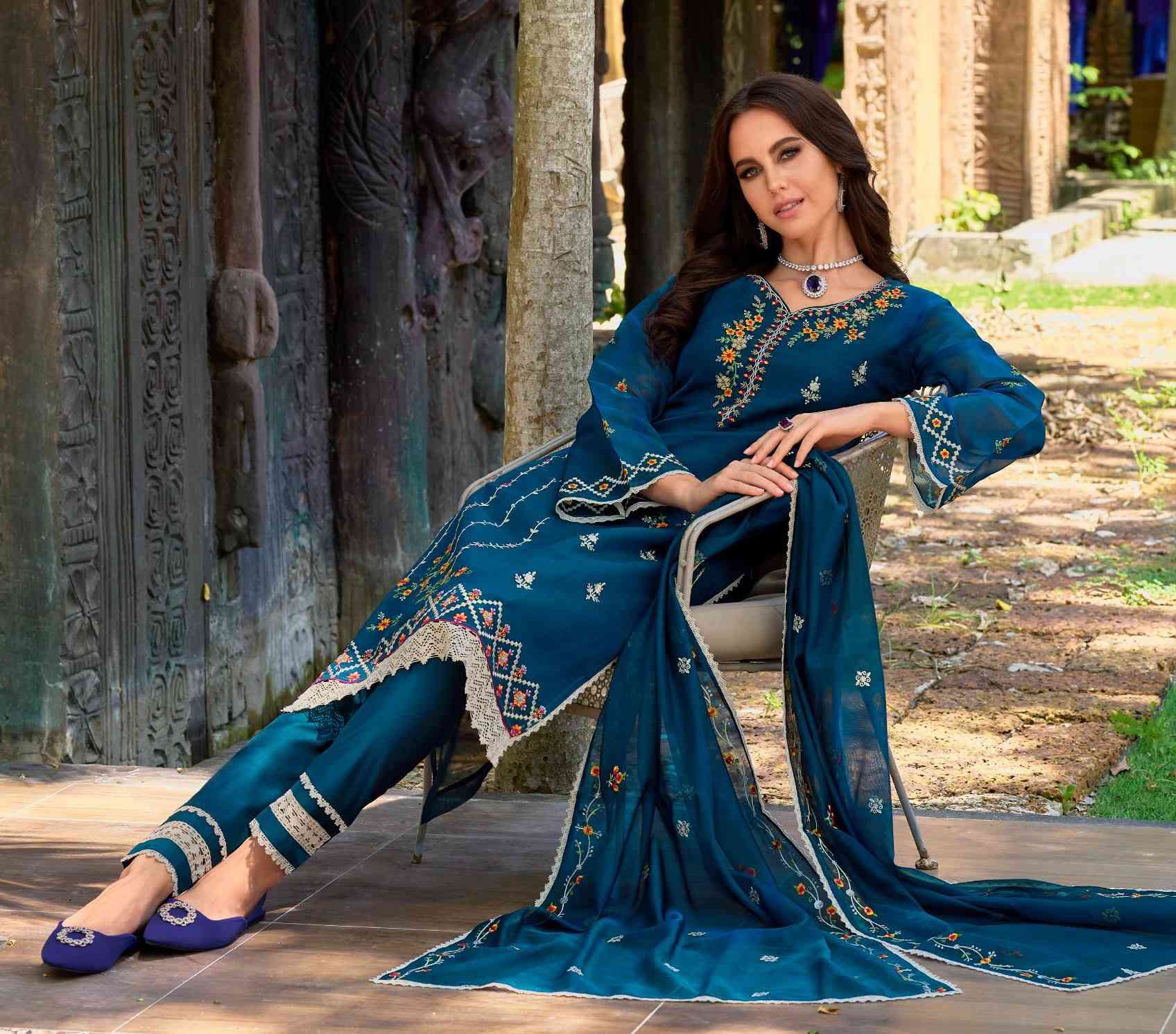 Lily And Lali Mushq Premium Style Kurti Bottom Dupatta Sets New Designs