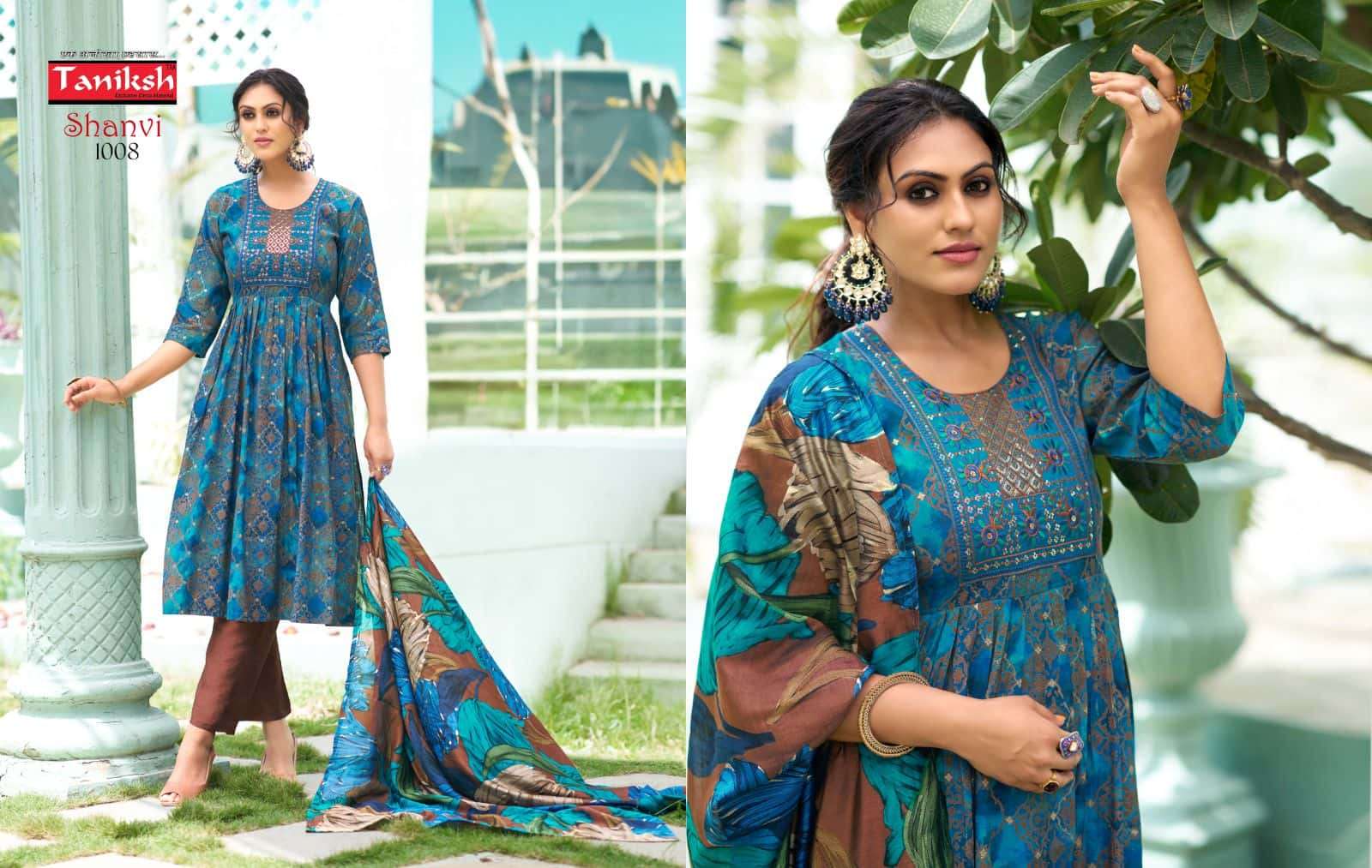 Taniksh Shanvi Vol 1 Nayra pattern readymade Dress New Collection