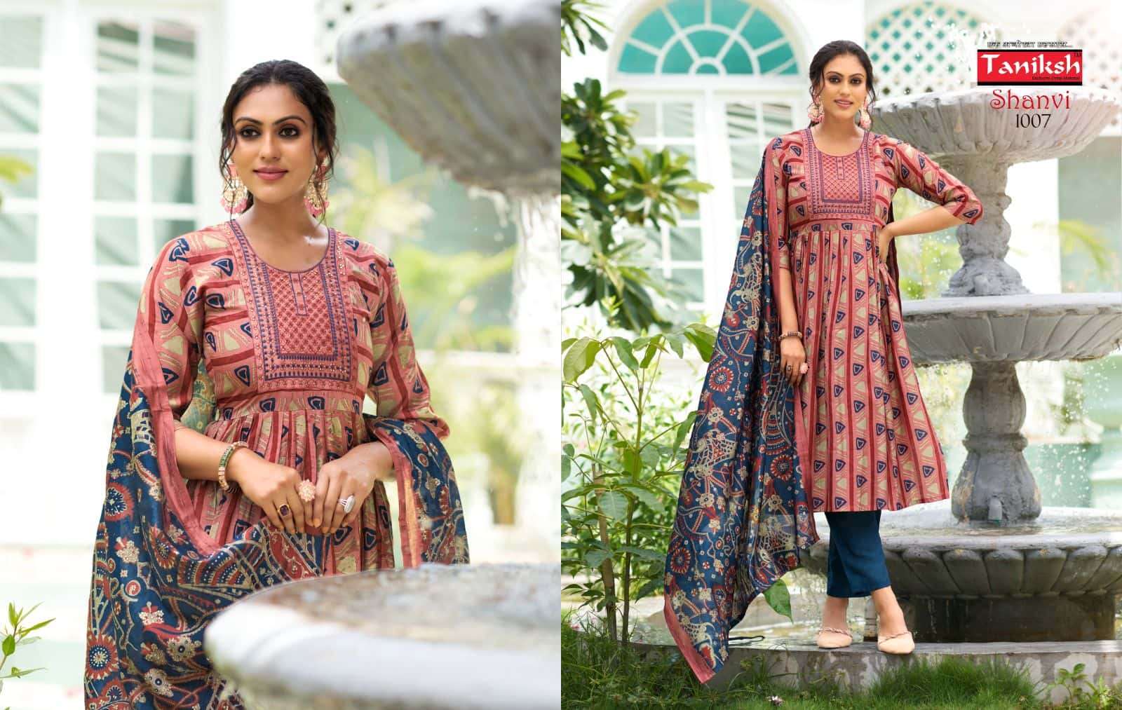 Taniksh Shanvi Vol 1 Nayra pattern readymade Dress New Collection