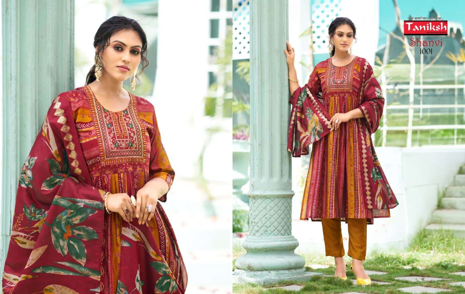 Taniksh Shanvi Vol 1 Nayra pattern readymade Dress New Collection