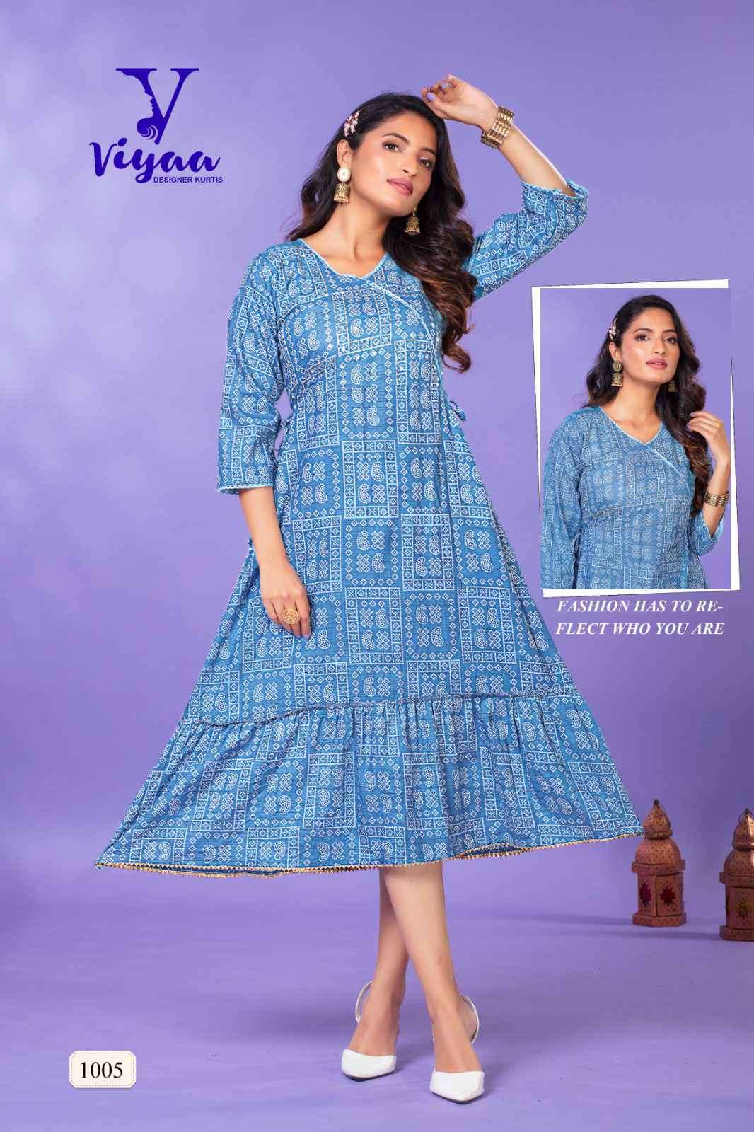 Viyaa Designer Starbucks Vol 1 Ethnic Wear Flair Kurti Catalog Dealers