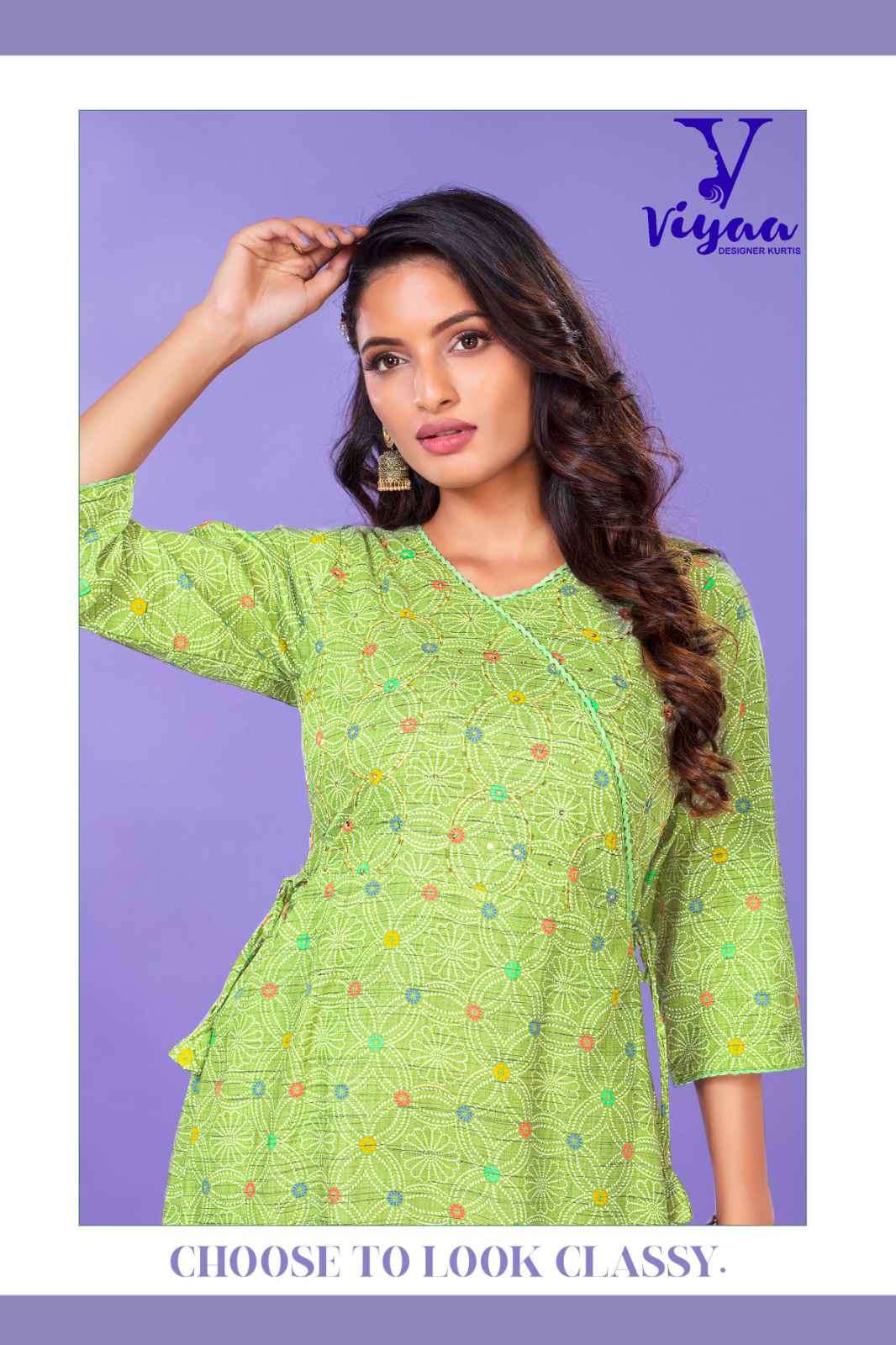 Viyaa Designer Starbucks Vol 1 Ethnic Wear Flair Kurti Catalog Dealers