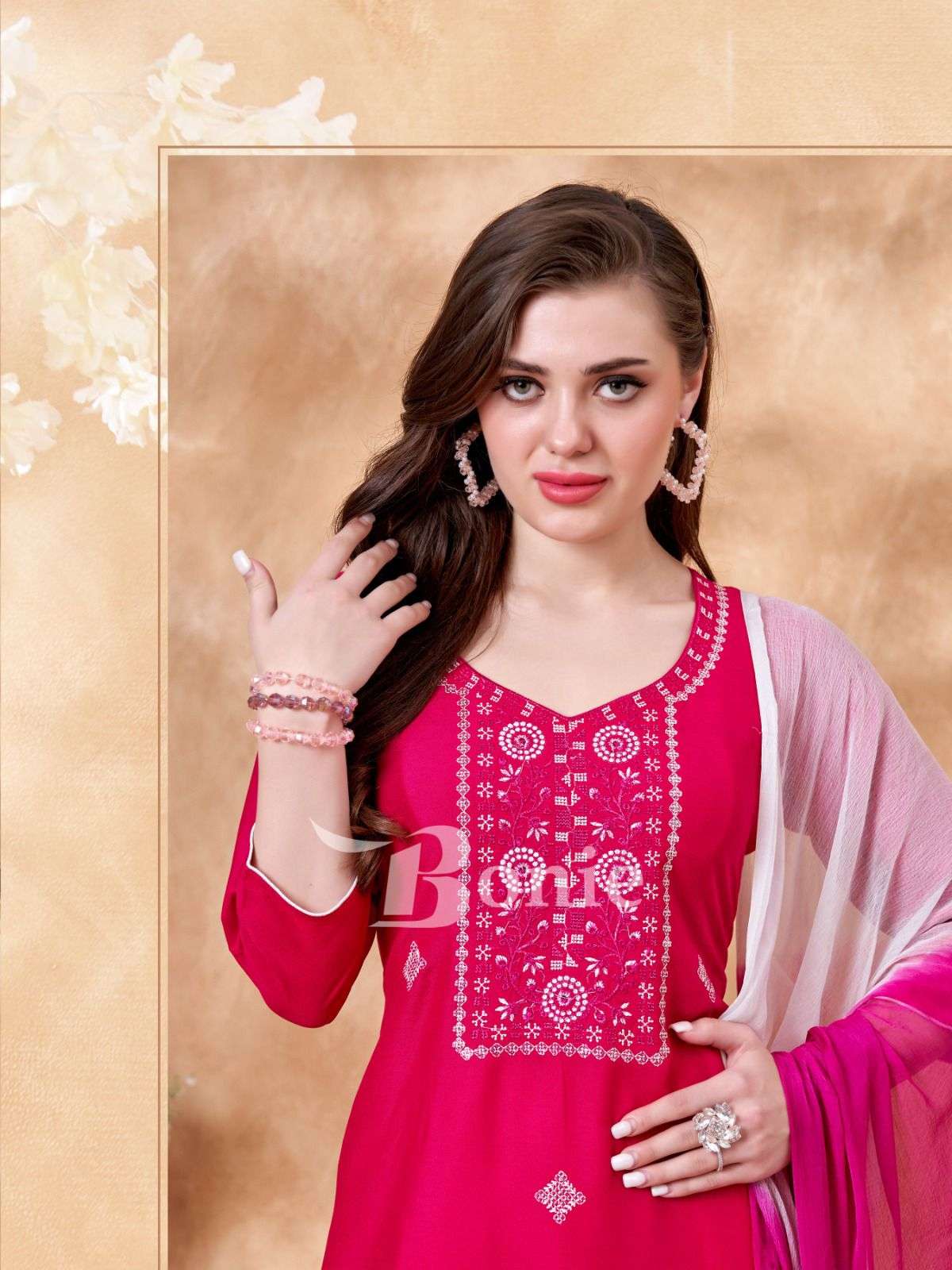 Bonie Stuti Vol 4 Fancy Rayon Readymade Palazzo Dess Catalog Exporter