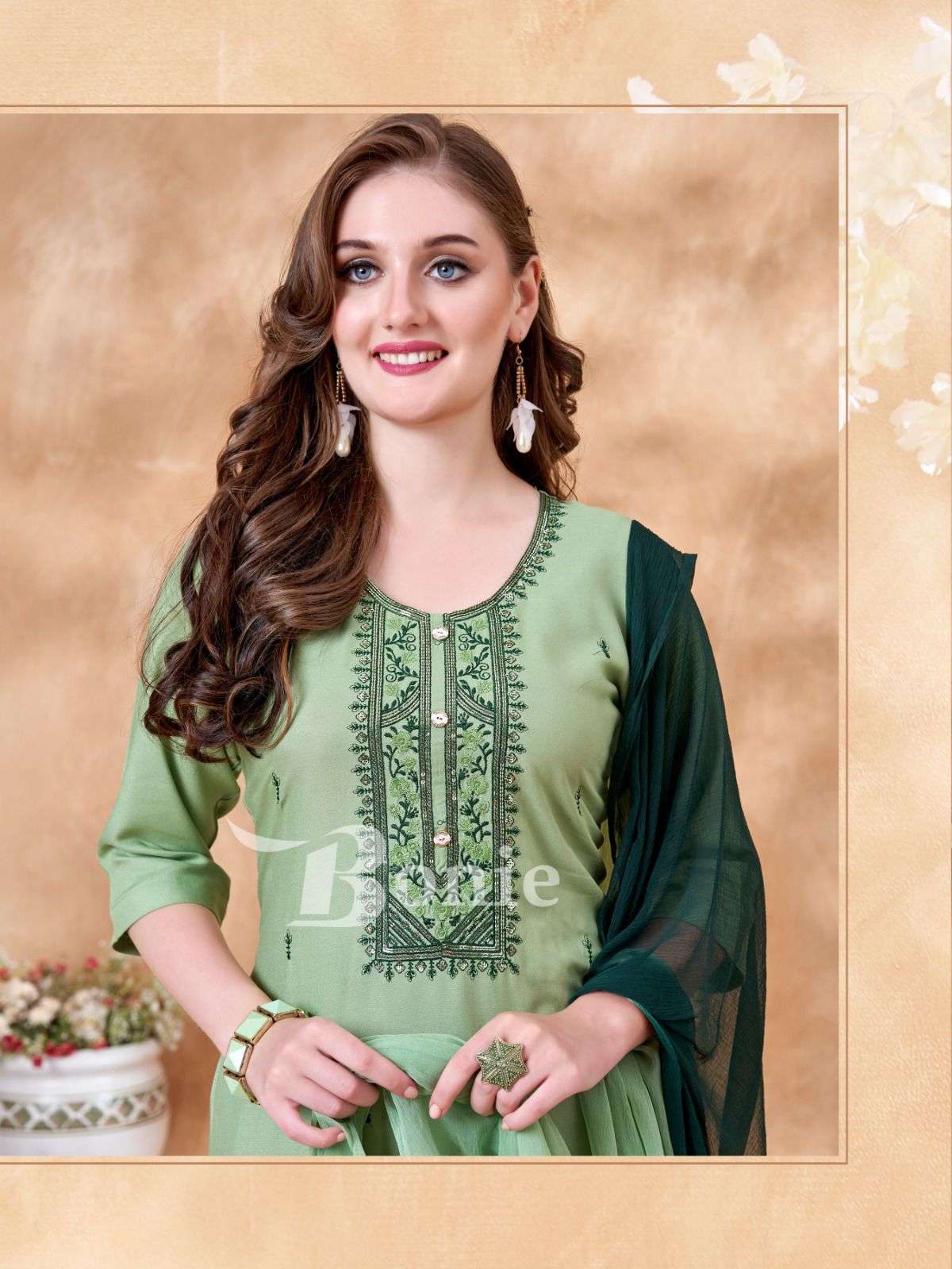 Bonie Stuti Vol 4 Fancy Rayon Readymade Palazzo Dess Catalog Exporter