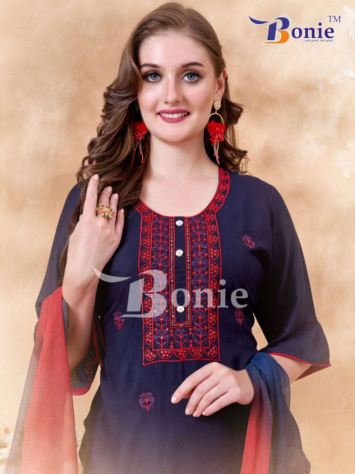 Bonie Stuti Vol 4 Fancy Rayon Readymade Palazzo Dess Catalog Exporter