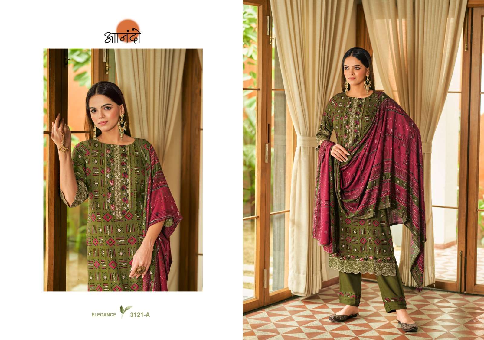 Jay Vijay Aanando Jannat 3121 Exclusive Pashmina Suit New Designs