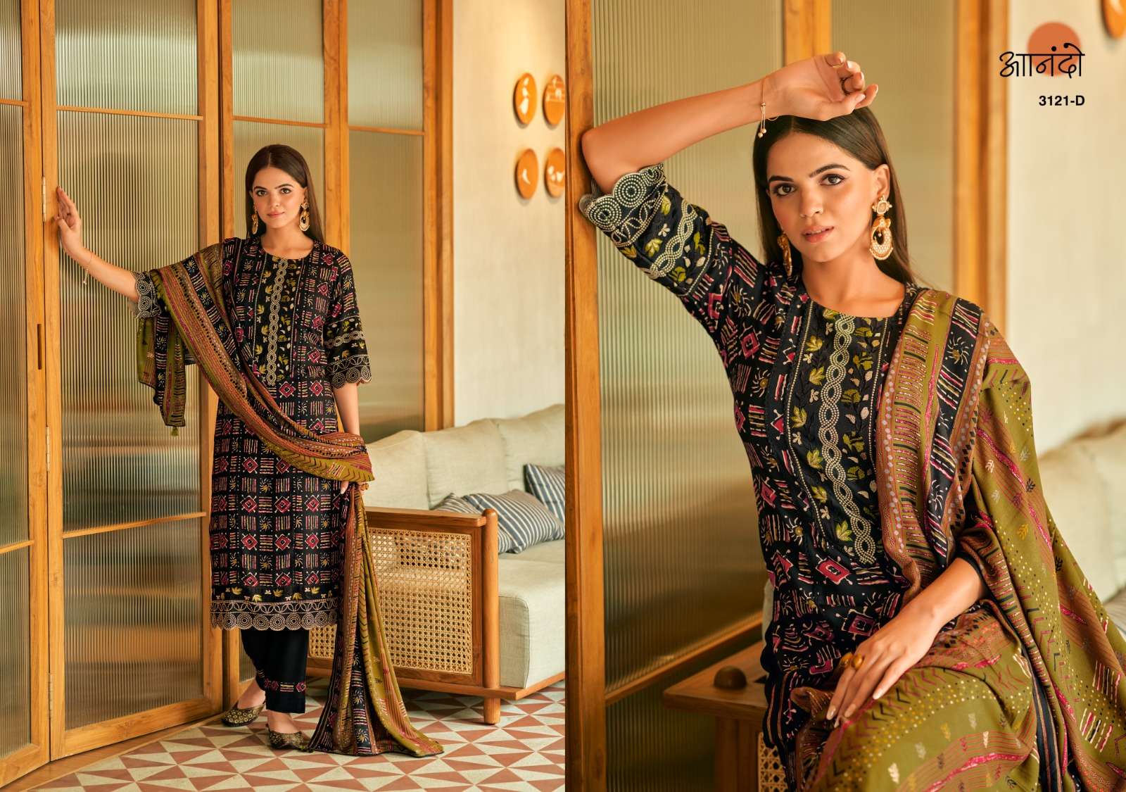 Jay Vijay Aanando Jannat 3121 Exclusive Pashmina Suit New Designs