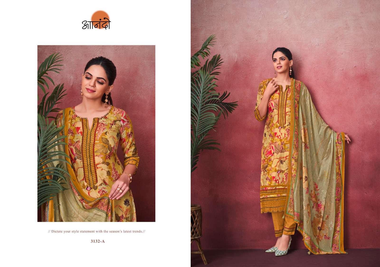 Jay Vijay Anando Rimsha 3132 Fancy Russian Silk Traditional Wear Suit ...