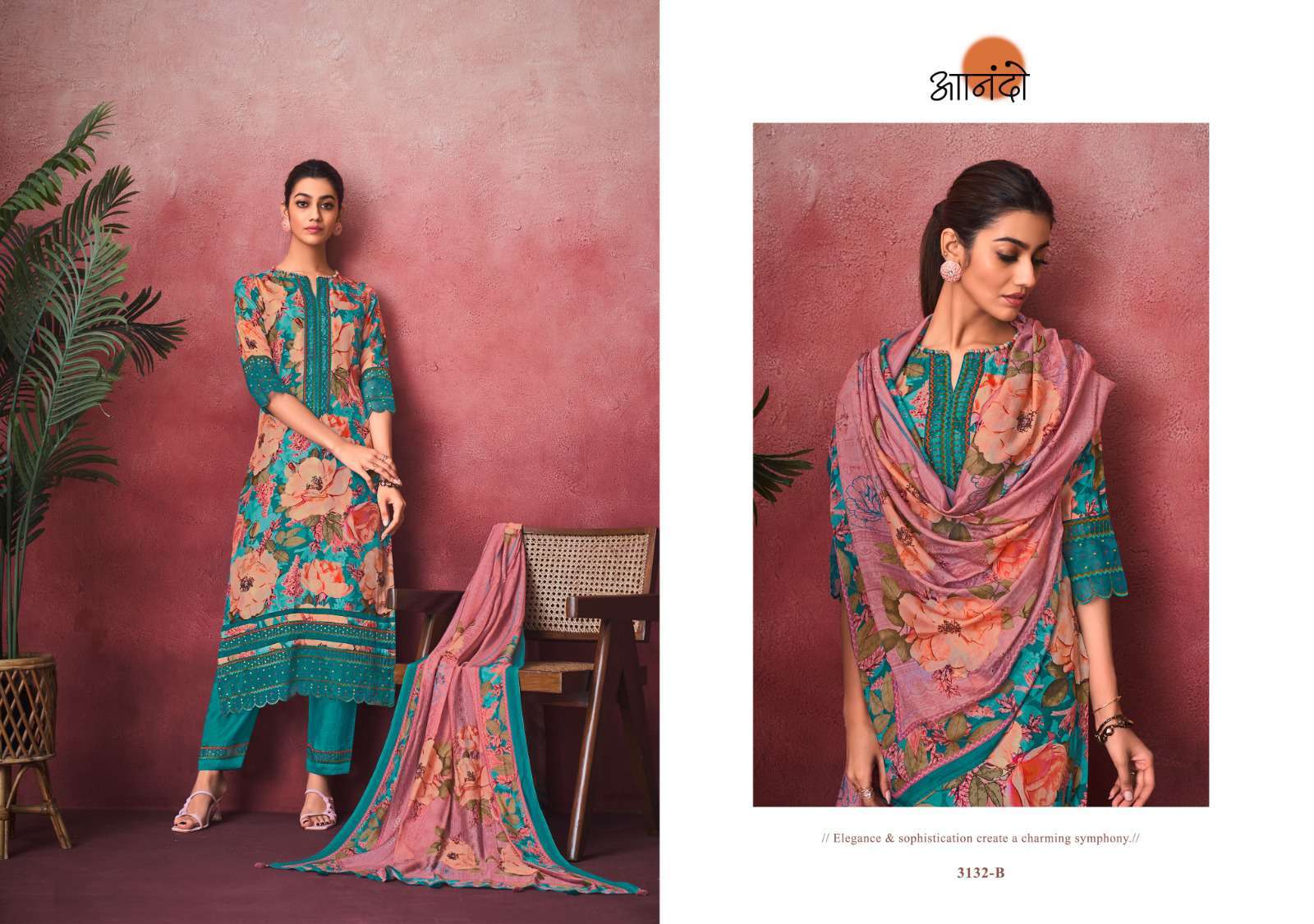 Jay Vijay Anando Rimsha 3132 Fancy Russian Silk Traditional Wear Suit ...