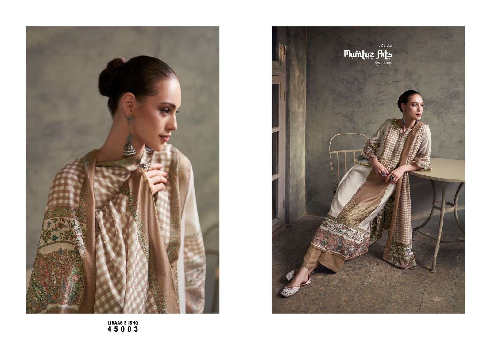 Mumtaz Arts Libaas E Ishq Winter Collection Fancy Pashmina Dress New Collection