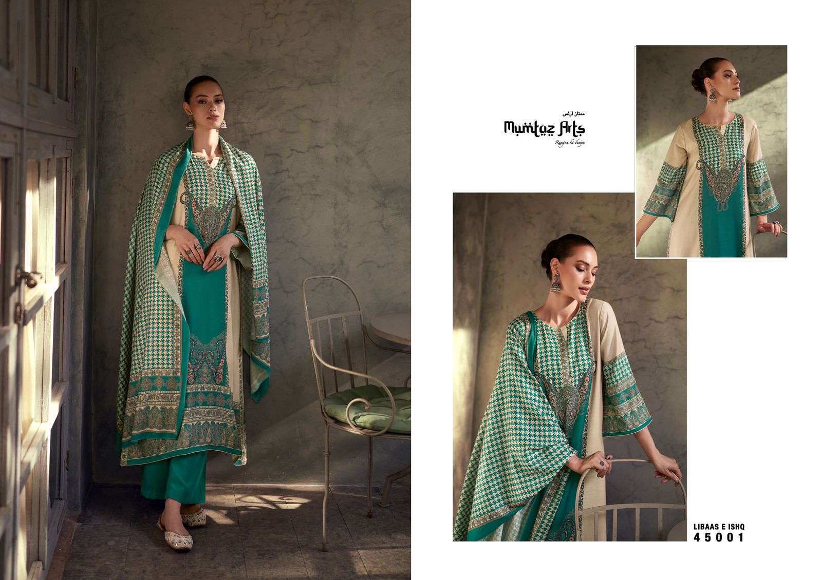 Mumtaz Arts Libaas E Ishq Winter Collection Fancy Pashmina Dress New Collection