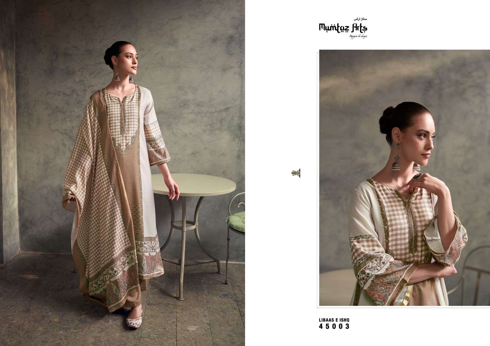 Mumtaz Arts Libaas E Ishq Winter Collection Fancy Pashmina Dress New Collection