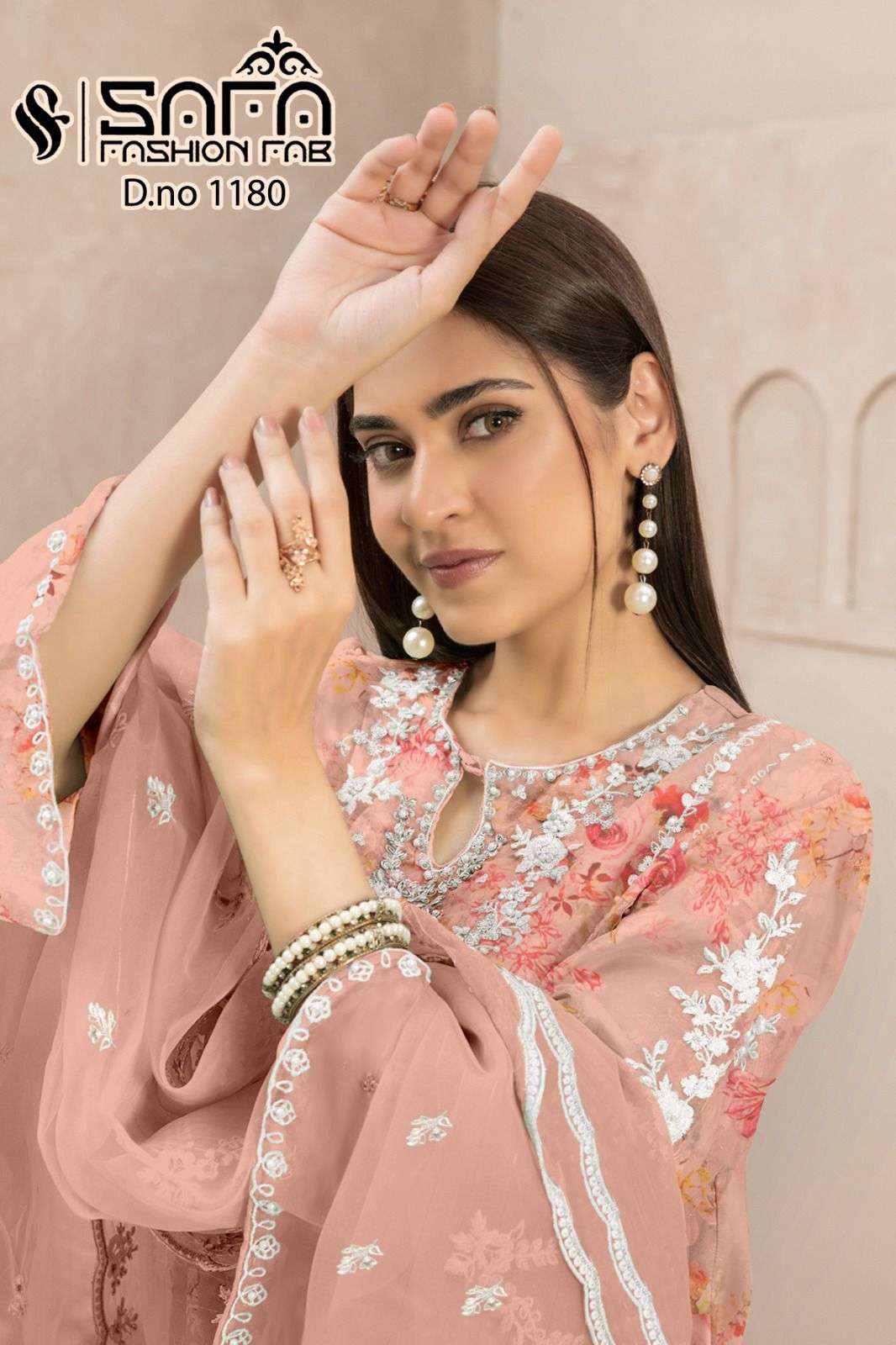 Safa Fashion Fab 1180 Pakistani Designer 3 Piece Festive Collection