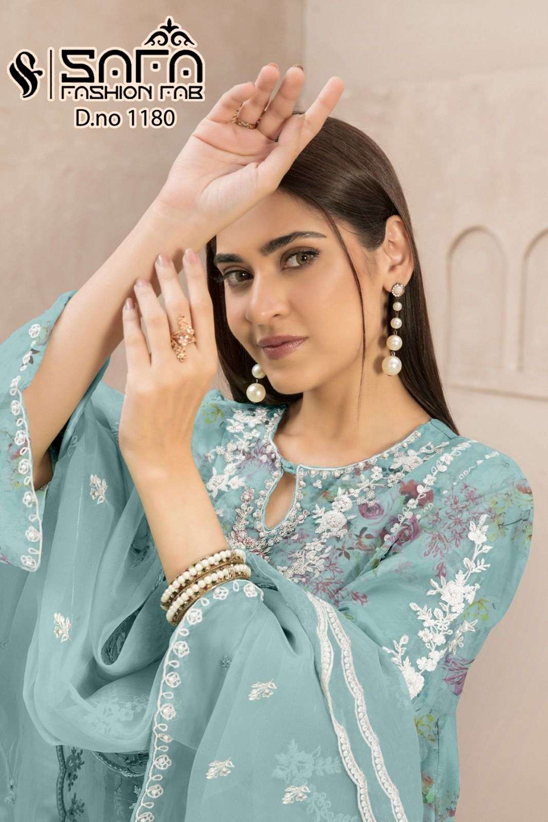 Safa Fashion Fab 1180 Pakistani Designer 3 Piece Festive Collection