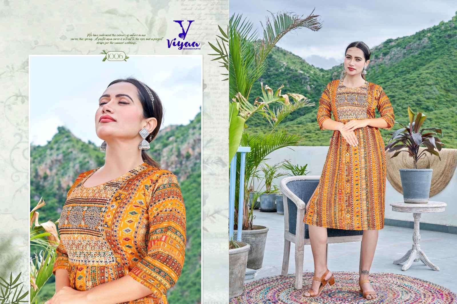 Viyaa Designer Maira Vol 5 New Designs Fancy Nayra Style Kurti Catalog Dealers