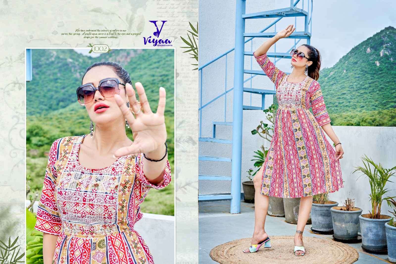 Viyaa Designer Maira Vol 5 New Designs Fancy Nayra Style Kurti Catalog ...