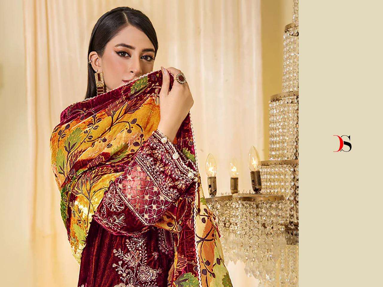 Deepsy Sana Safinaz Velvet Collection Pakistani Design Velvet Suit ...