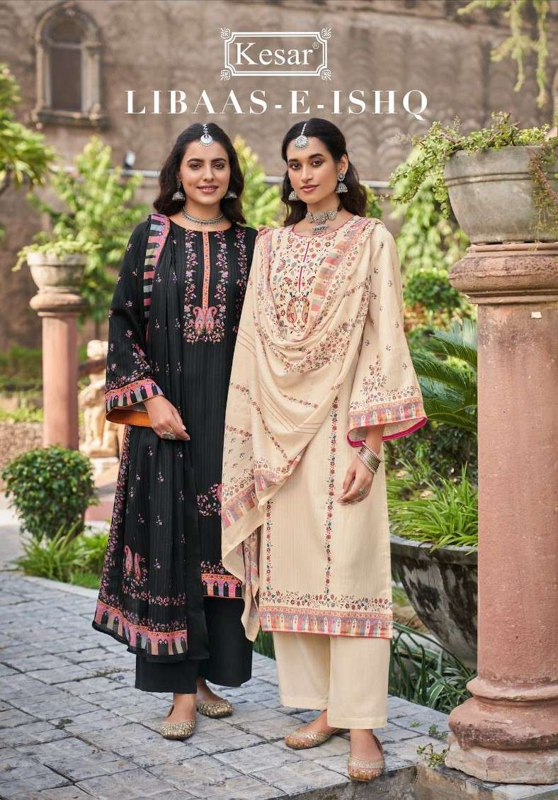 Karachi Prints Kesar Libaas E Ishq Exclusive Pashmina Fancy Suits New Designs
