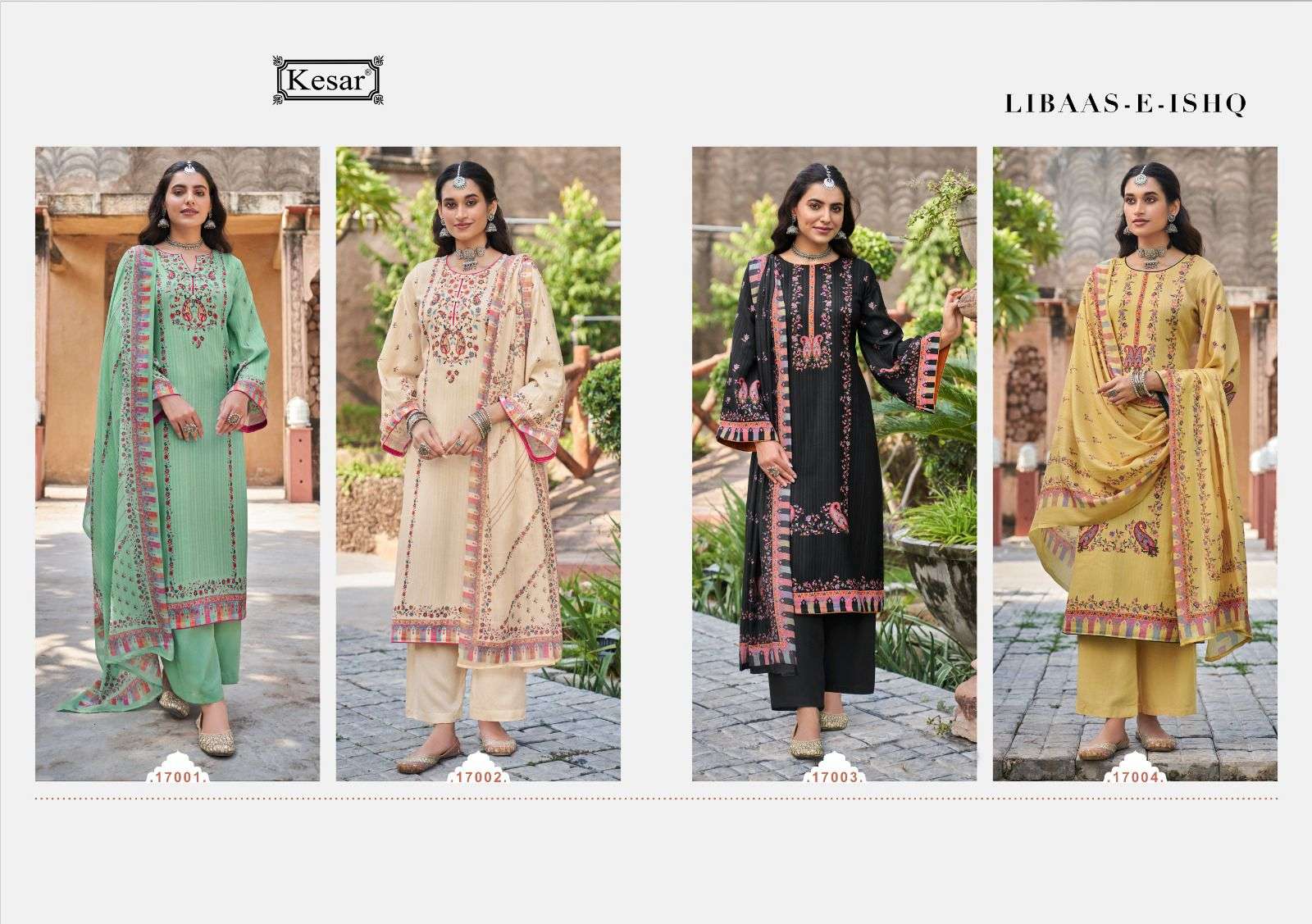 Karachi Prints Kesar Libaas E Ishq Exclusive Pashmina Fancy Suits New Designs