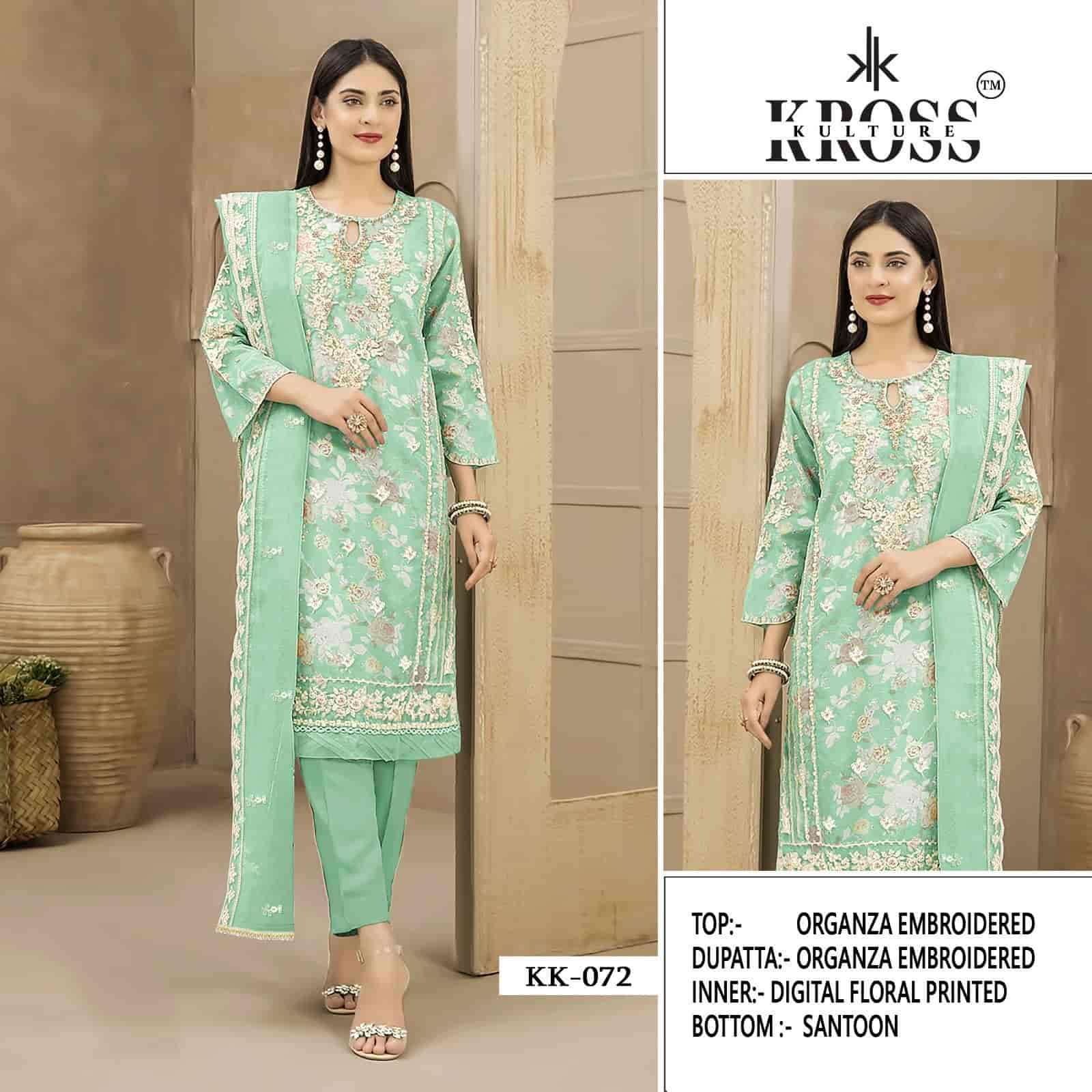 Kross Kulture KK 072 Pakistani Festive Wear Style Designer Salwar Suit Exporter