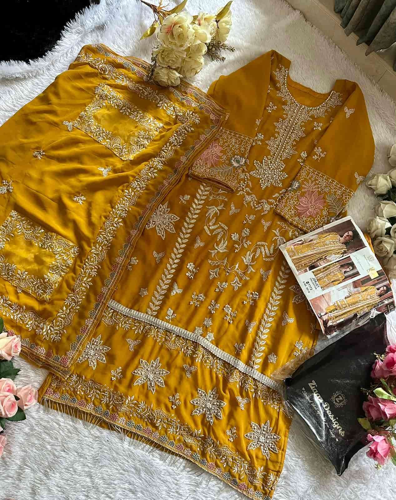 Ziaaz Designs 357 D Exclusive Heavy Designer Pakistani Festive Collection