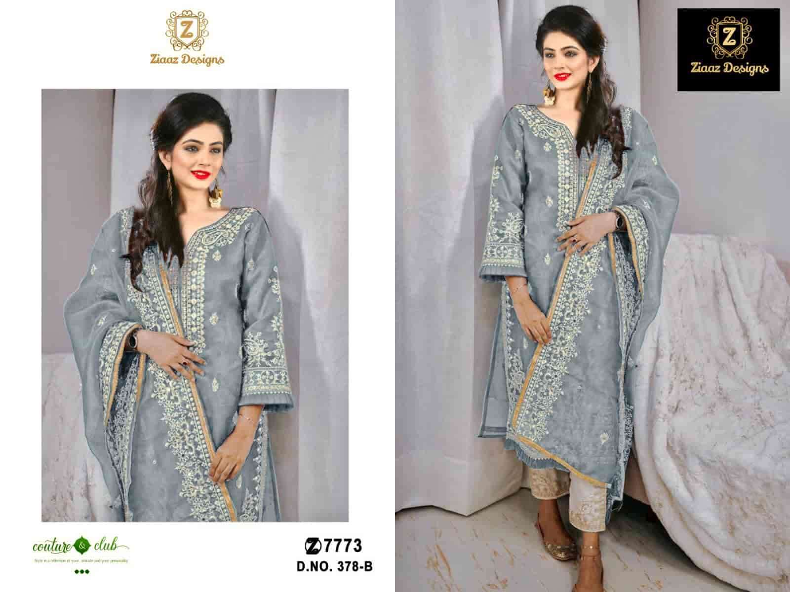 Ziaaz Designs 378 B Pakistani Festive Wear Style Designer Velvet Suit ...