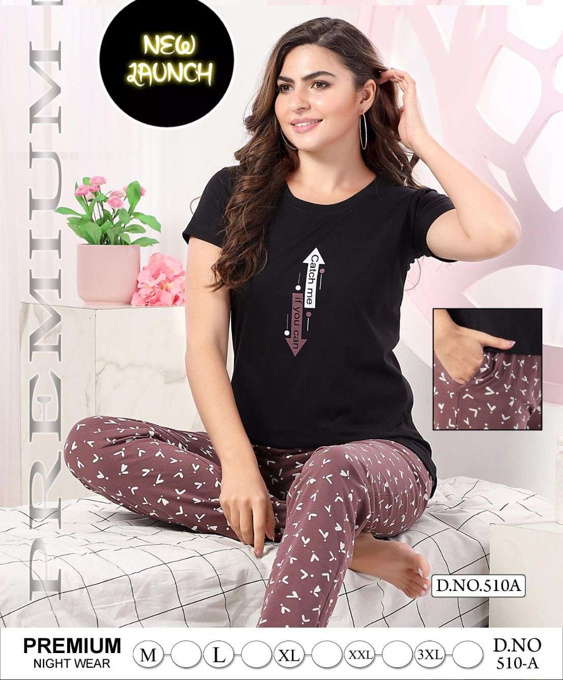 Summer Special Vol 510 D Premium Wear Night Suit Ladies Collection