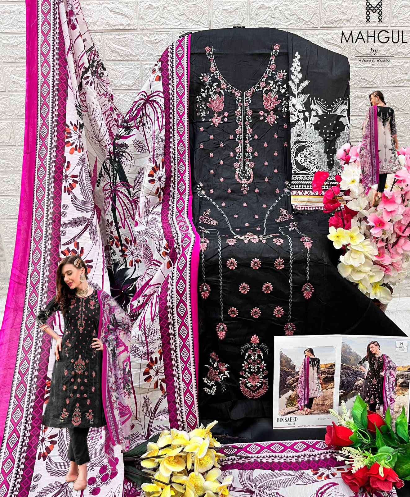 Mahgul Bin Saeed Vol 1 Exclusive Fancy Pakistani Cotton Suits New ...