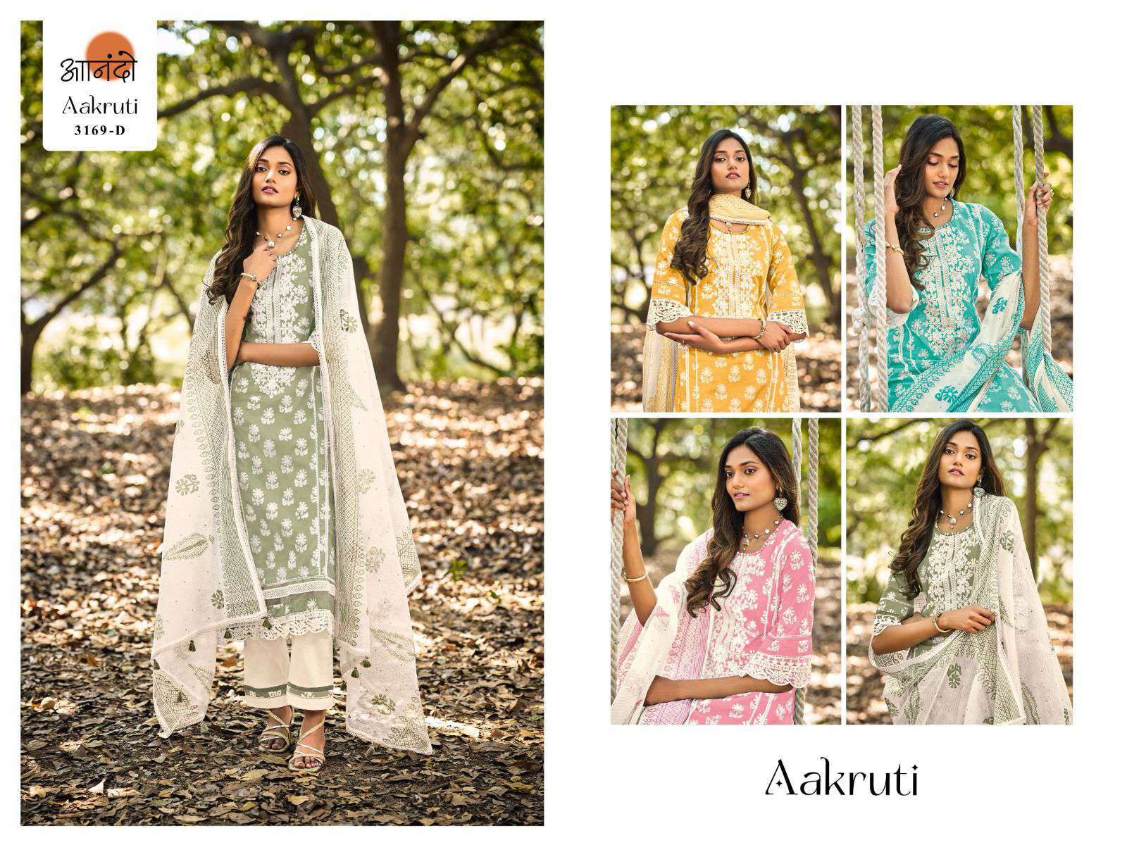 Jay Vijay Anando Aakruti 3169 Ethnic Wear Cotton Dress Branded Collection