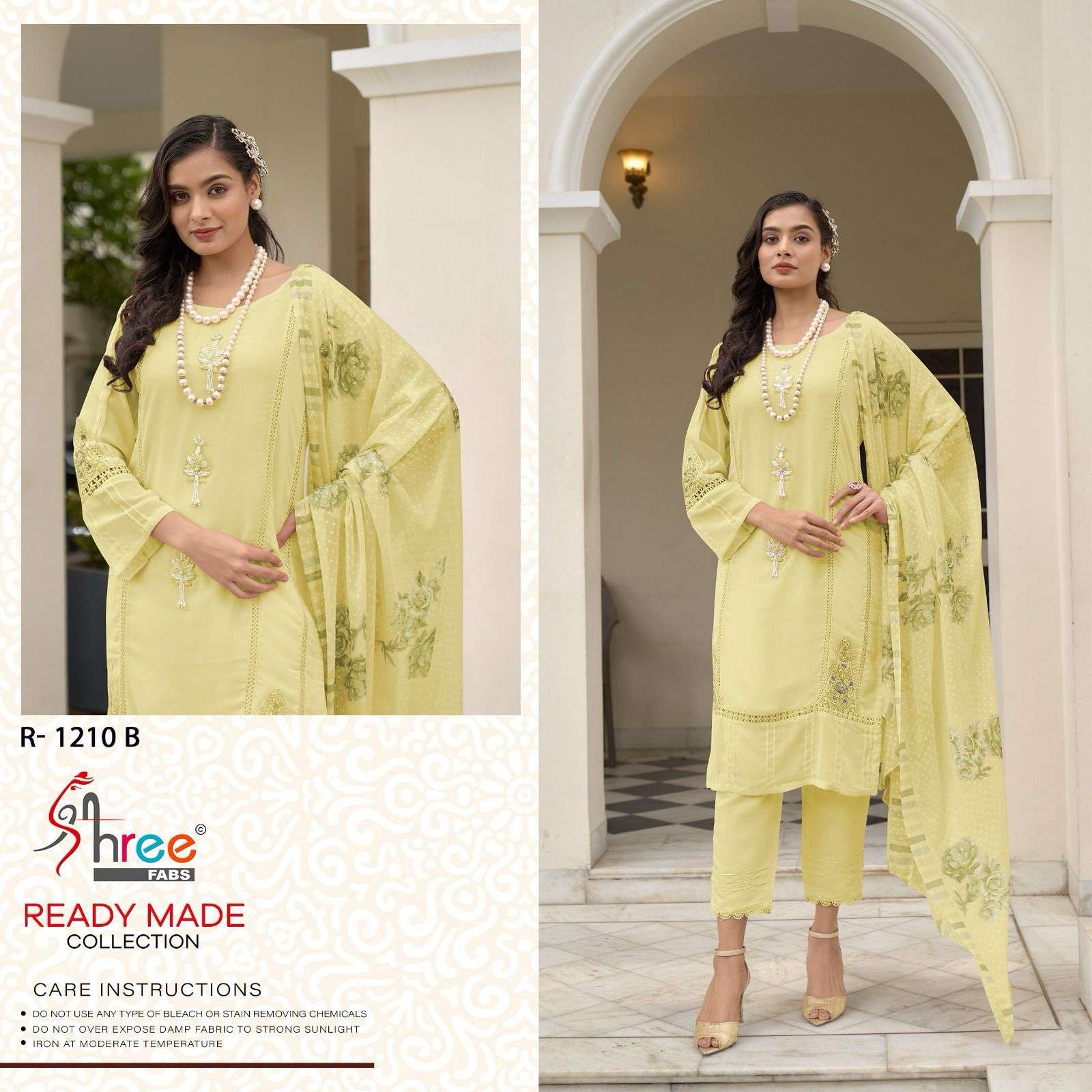 Shree Fabs R 1210 Colors Pakistani Top Bottom Dupatta Set Festive Collection