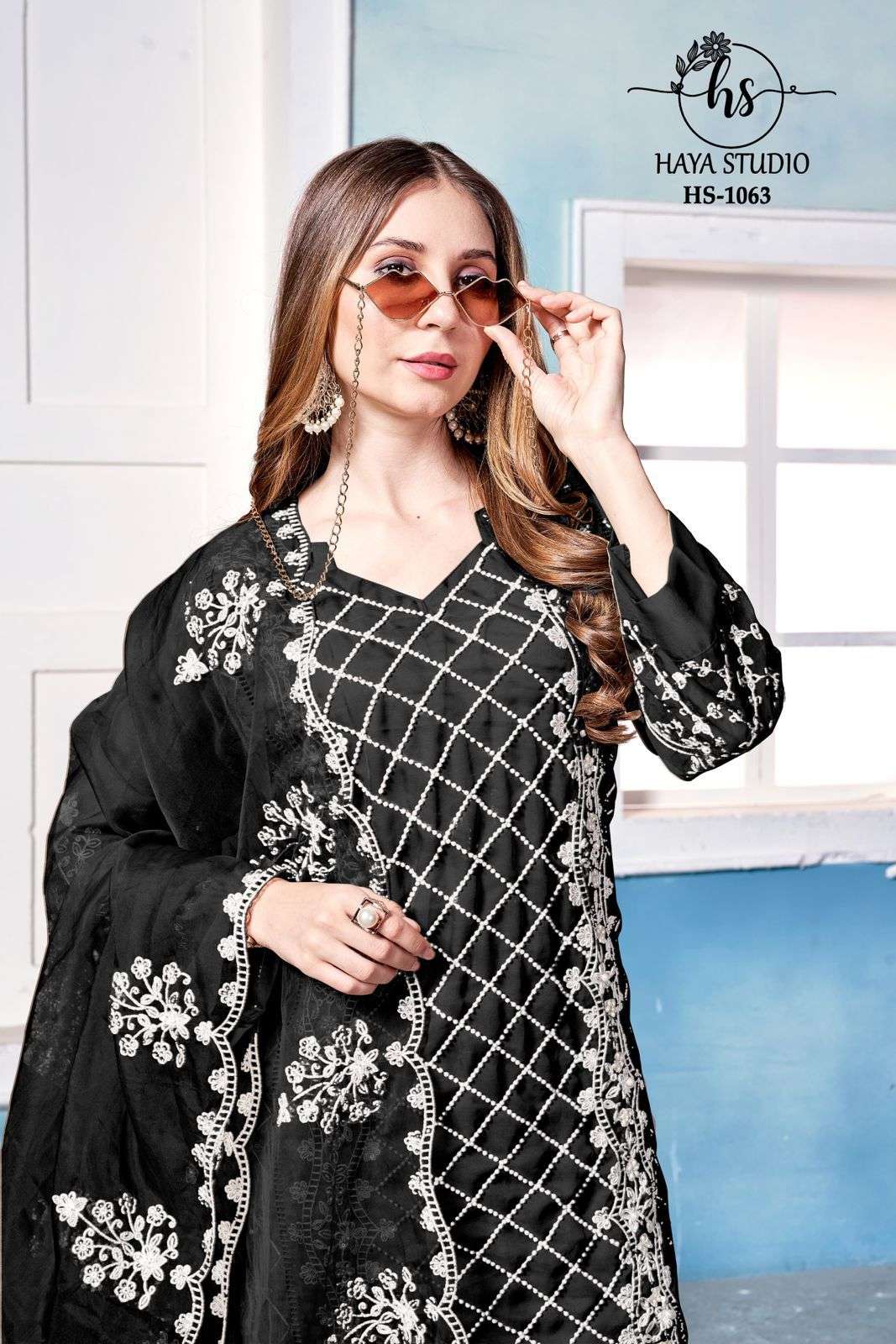 Haya Studio Hs 1063 Readymade Pakistani Designer Suit Catalog Suppliers