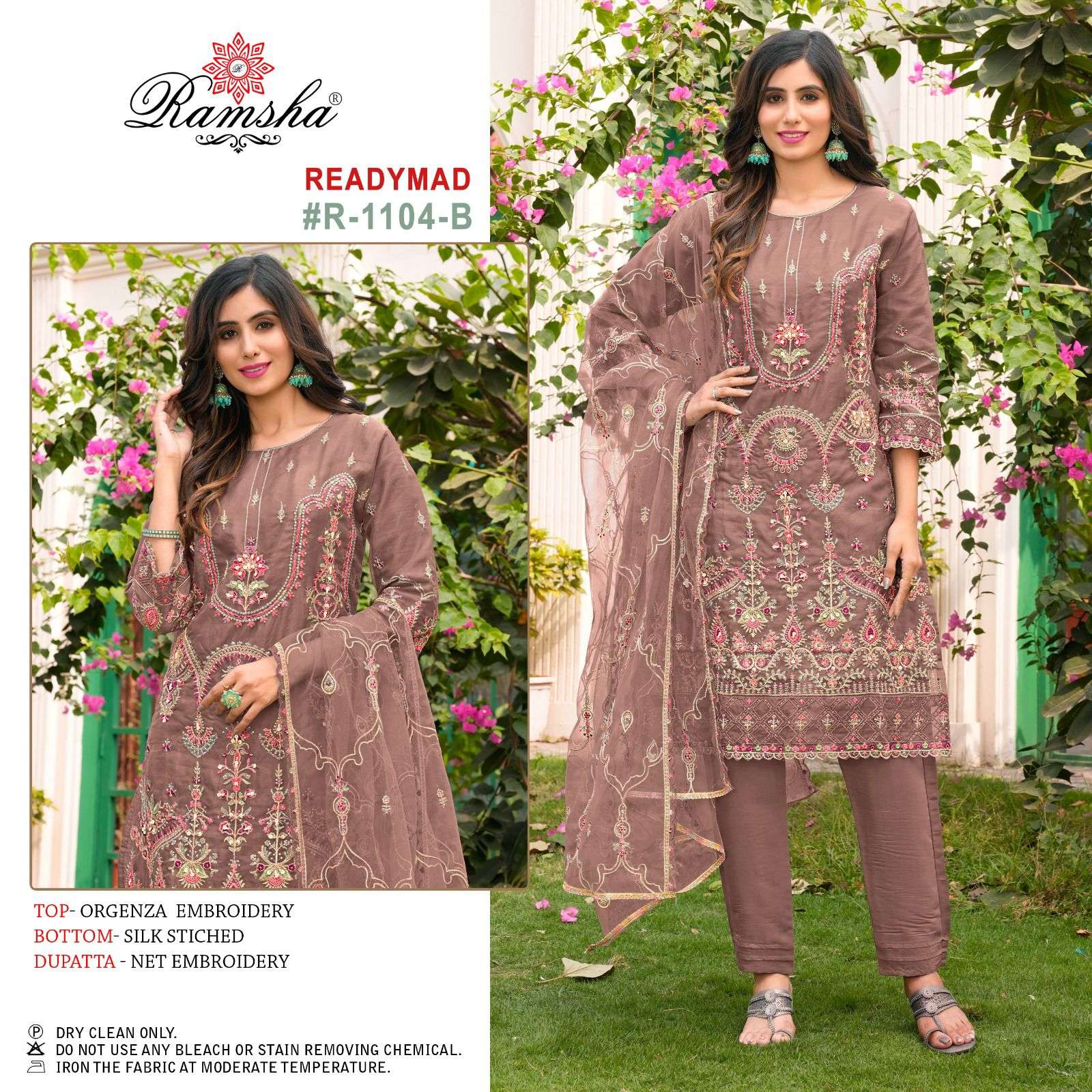 Ramsha R 1104 NX Pakistani Readymade Suit Catalog Supplier