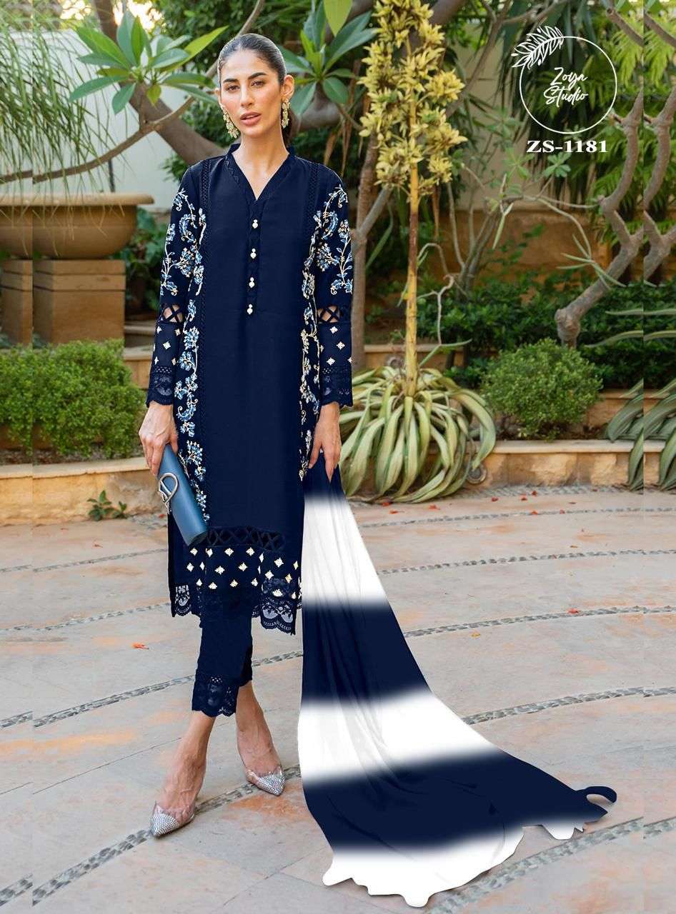 Zoya Studio Zs 1181 Latest Designs 3 Piece Pakistani Readymade Collection