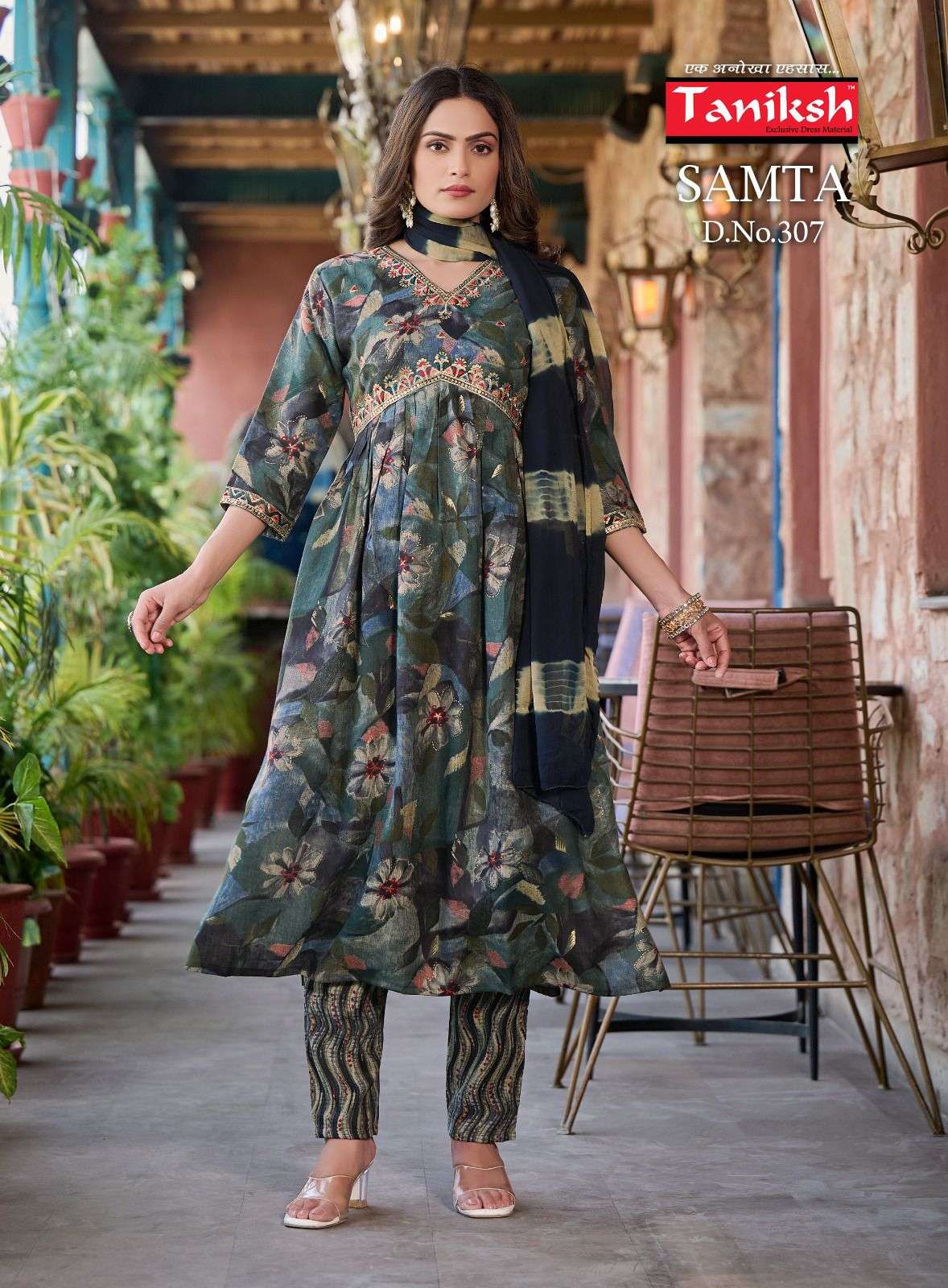 Taniksh Samta Vol 3 Aaliya Pattern Top Bottom Dupatta Sets Exporter