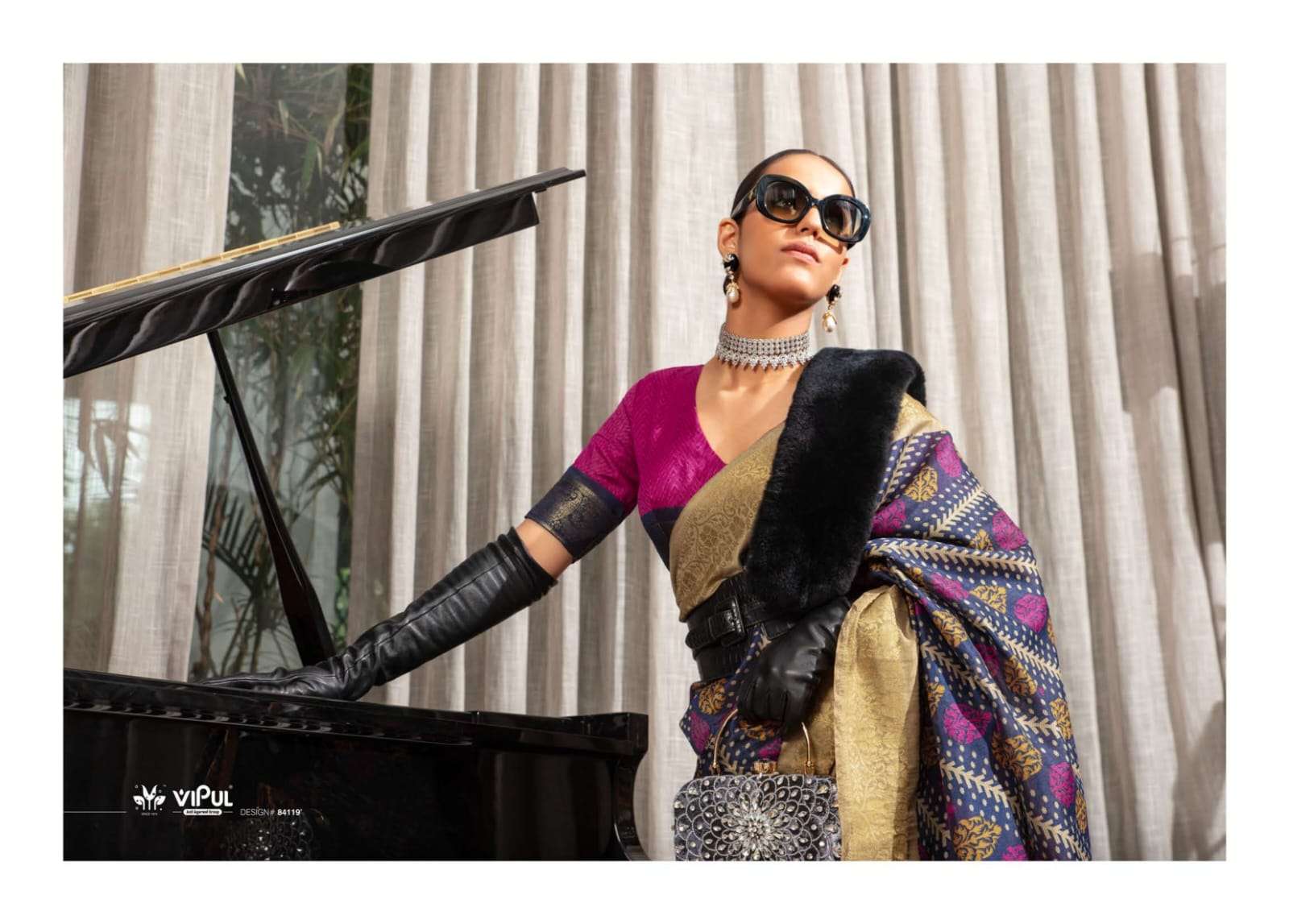 Vipul Fashion Kashmiri Beauty Fancy Kashmiri Designs Saree Wholesale