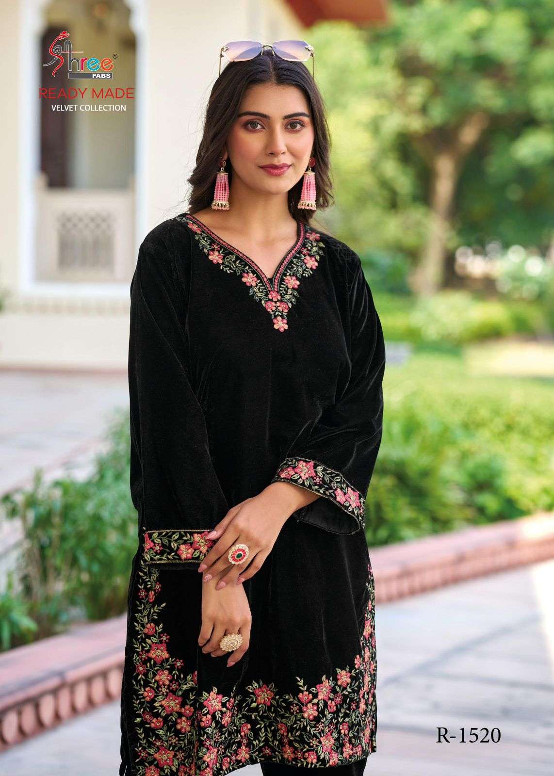 Shree Fabs R 1520 Colors Velvet Cord Set Pakistani Concept