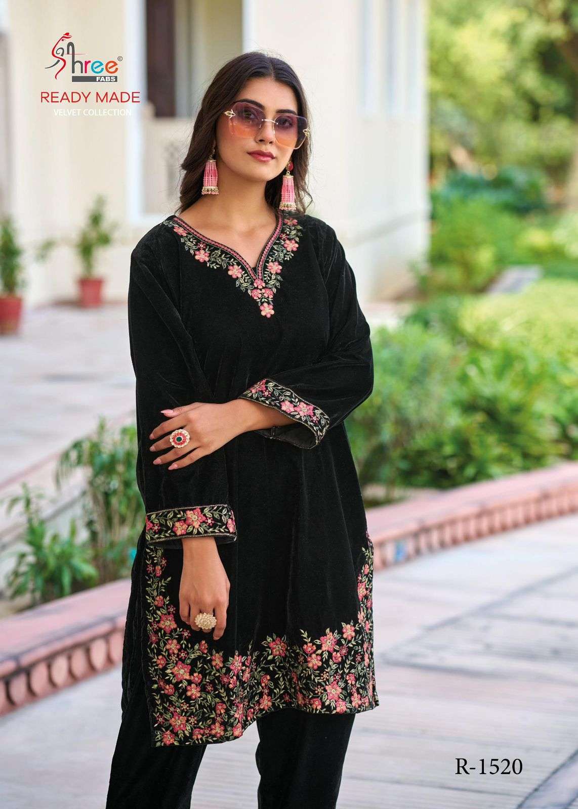 Shree Fabs R 1520 Colors Velvet Cord Set Pakistani Concept