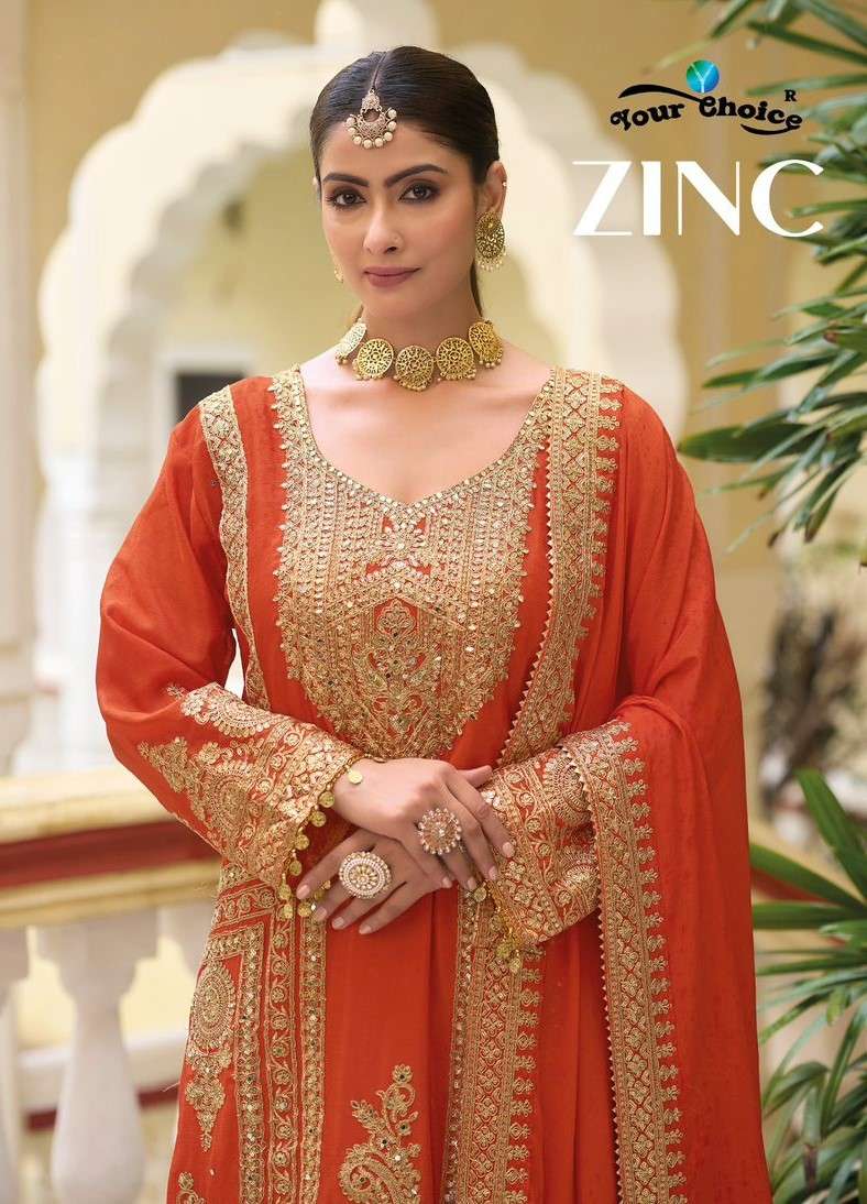 Your Choice Zinc Readymade Designer Suit Catalog Suppliers
