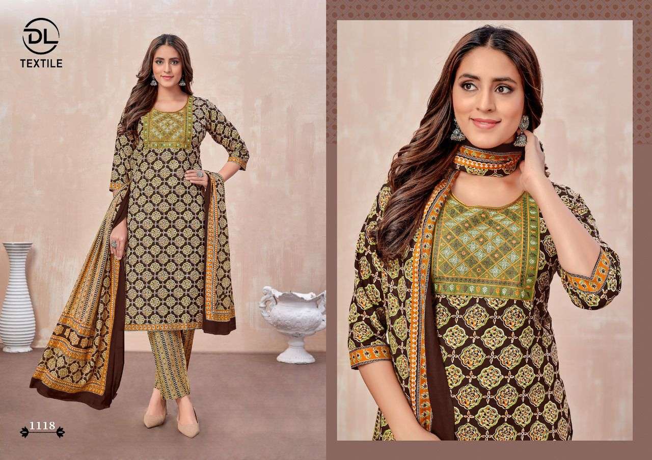 Dl Textiles Top Secret Vol 2 Cotton Readymade 3 Piece Designs